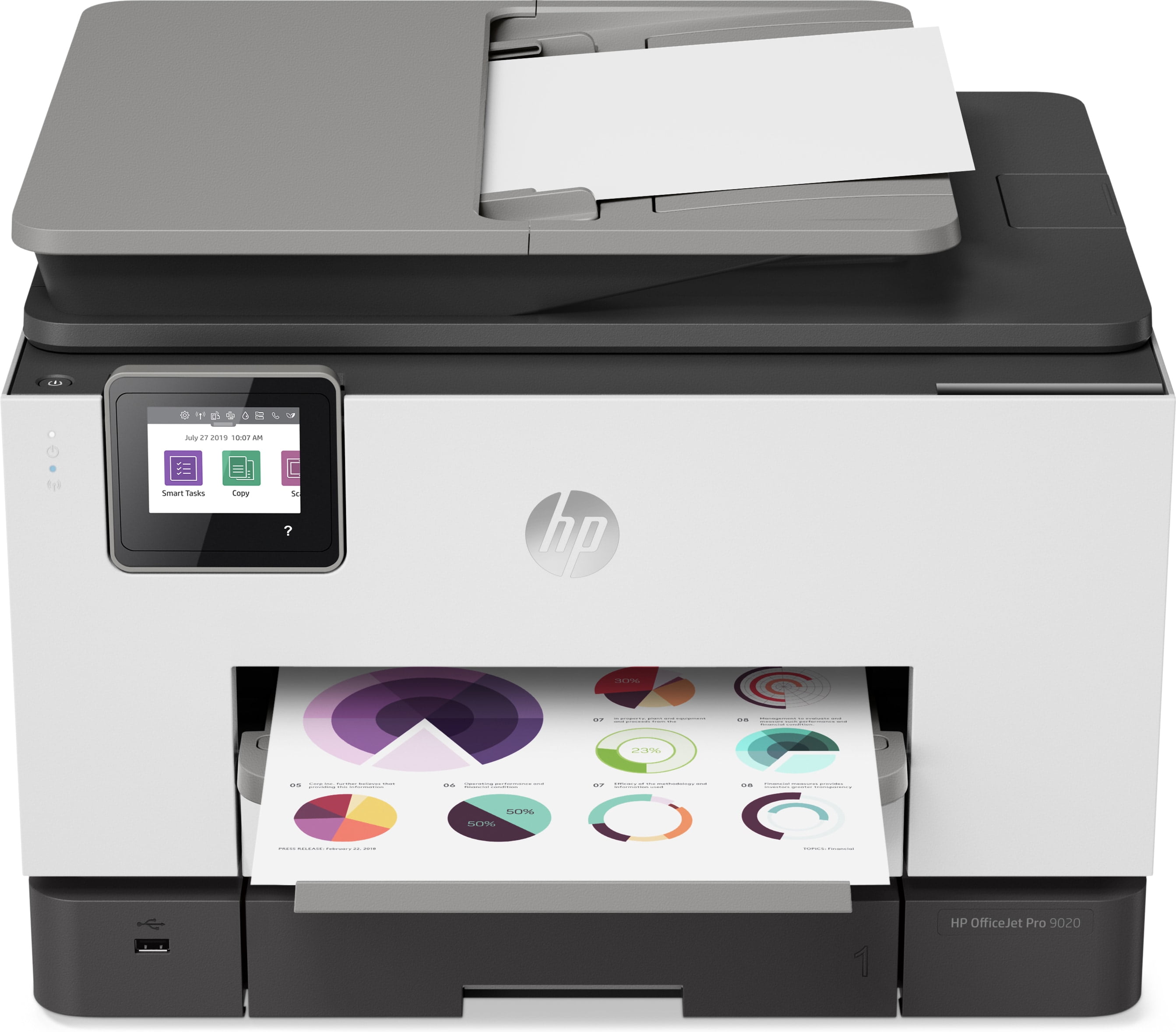 HP OfficeJet 9122e All-in-One Wireless Color Inkjet Printer with 3 ...