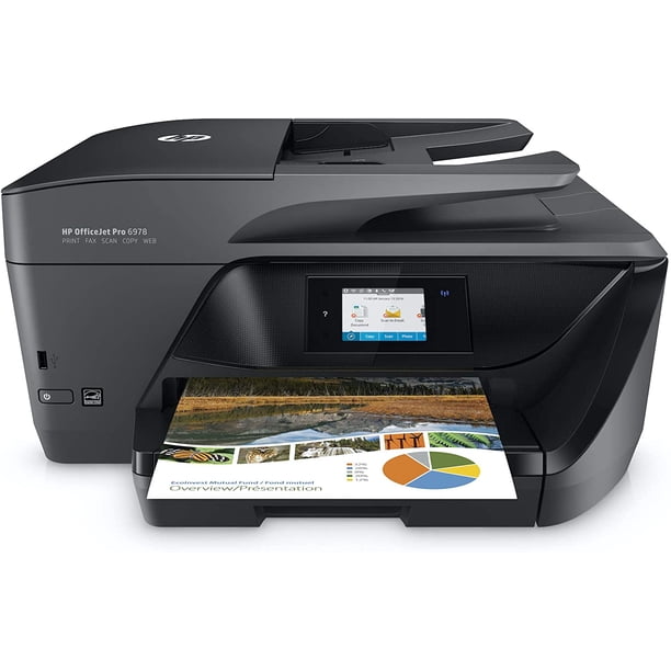 HP OfficeJet Pro 6978 All-in-One Wireless Color Printer, T0F29A ...