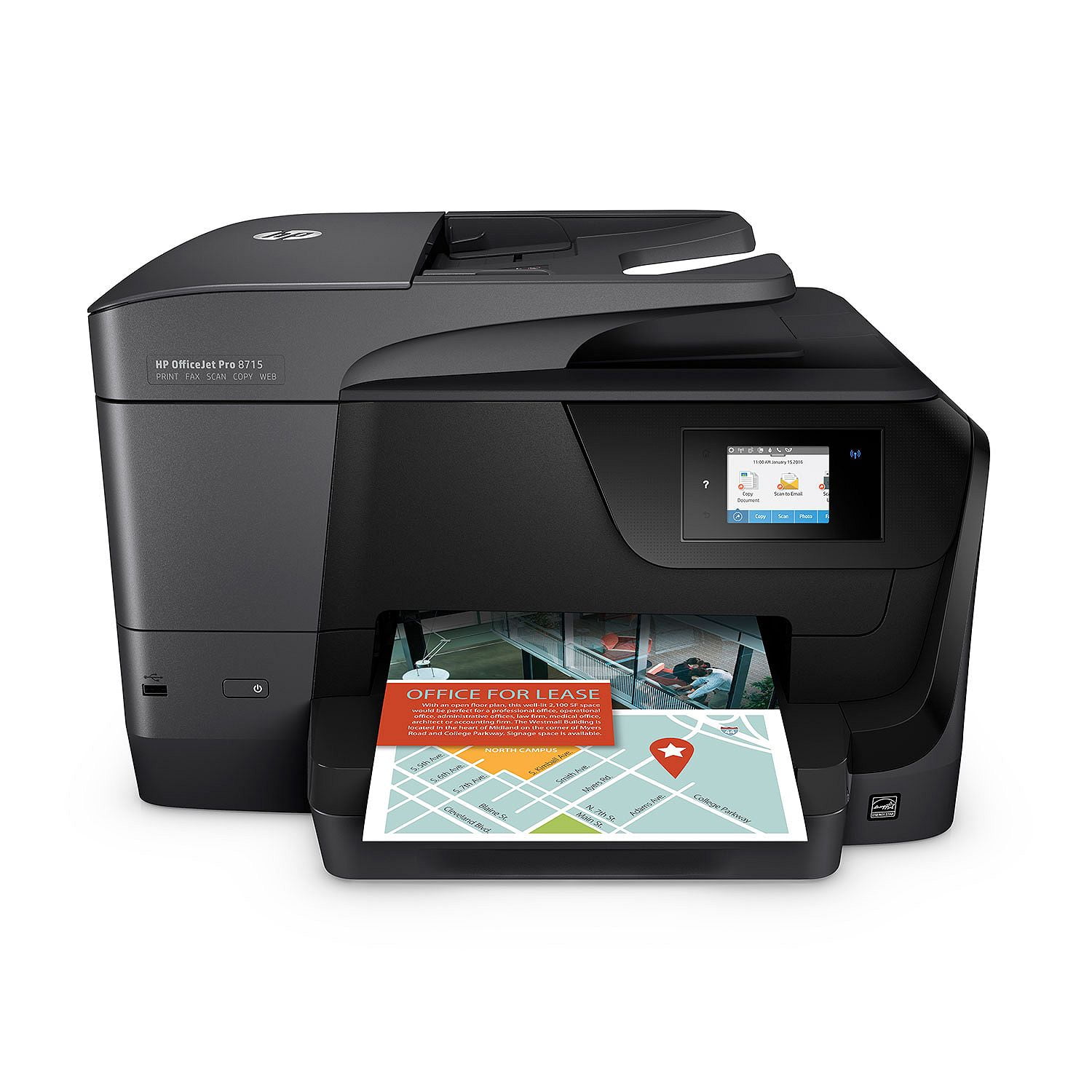 HP OfficeJet Pro 8715 All-in-One Inkjet Printer - Walmart.com