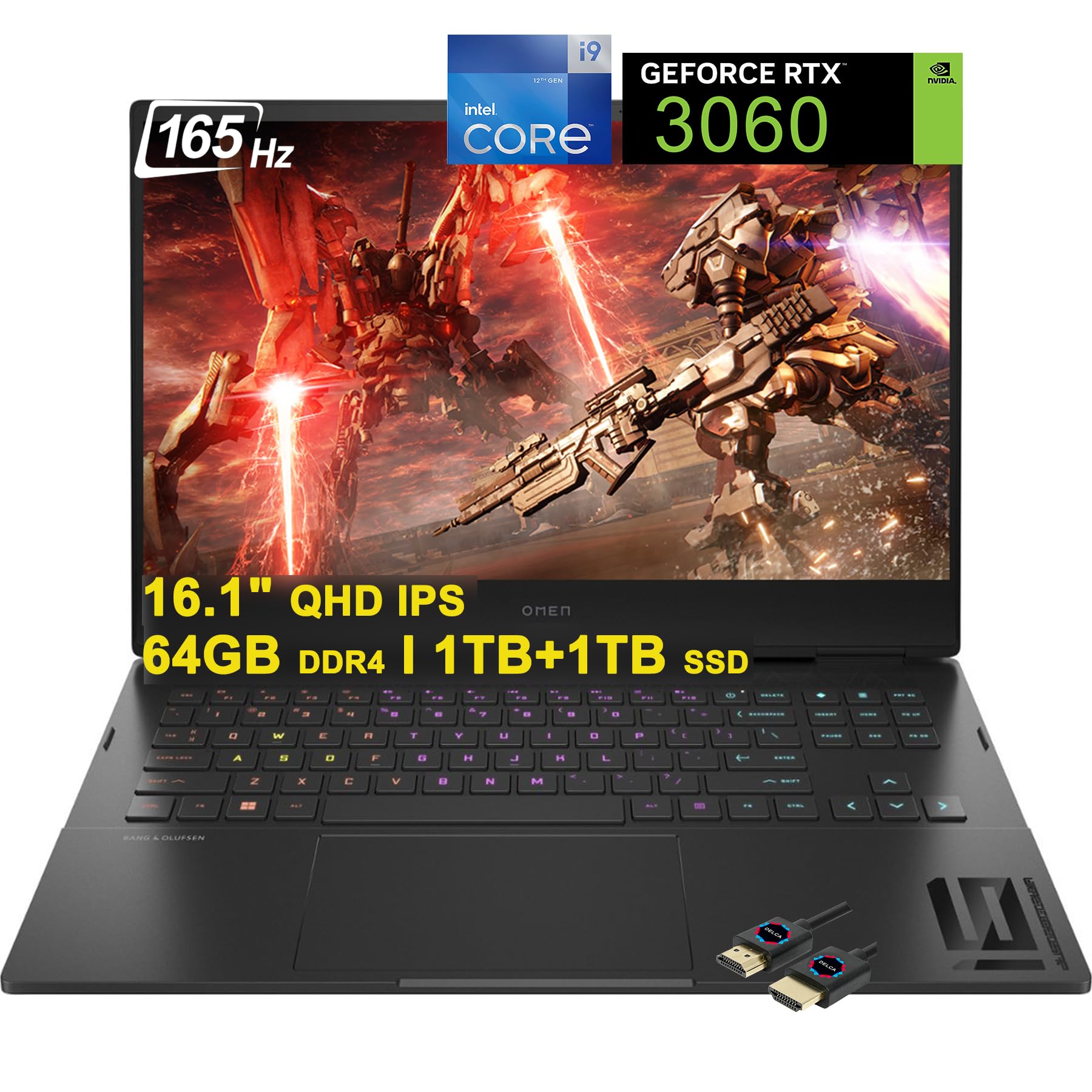 HP Omen 16 Premium Gaming Laptop | 16.1" QHD 165Hz | Intel 14-core i9 ...