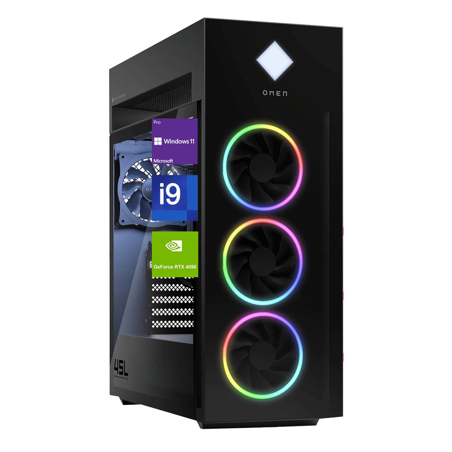 HP Omen Premium Gaming Desktop, i9-13900K, GeForce RTX 4090 (24 GB ...
