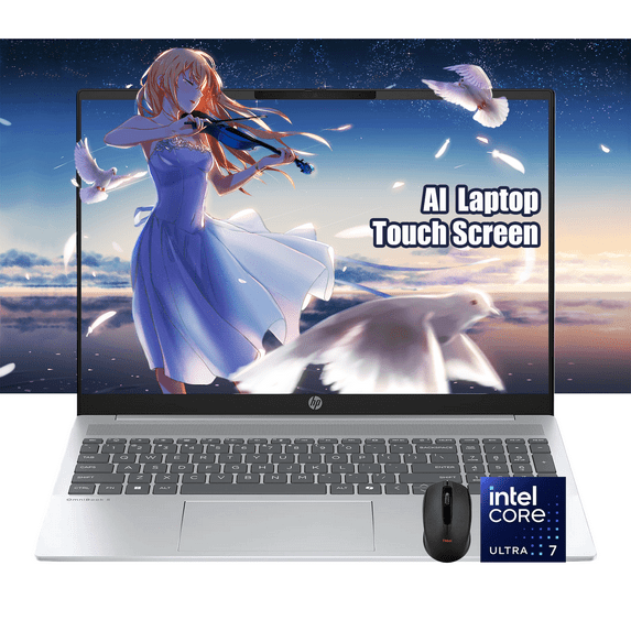 HP OmniBook 5 16" 2K Touch Laptop, 12-Cores Intel Core Ultra 7, 16GB ...