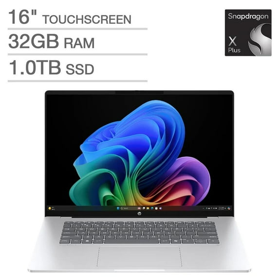 HP OmniBook 5 16" AI Laptop - Qualcomm Snapdragon X Plus - Copilot+ PC ...