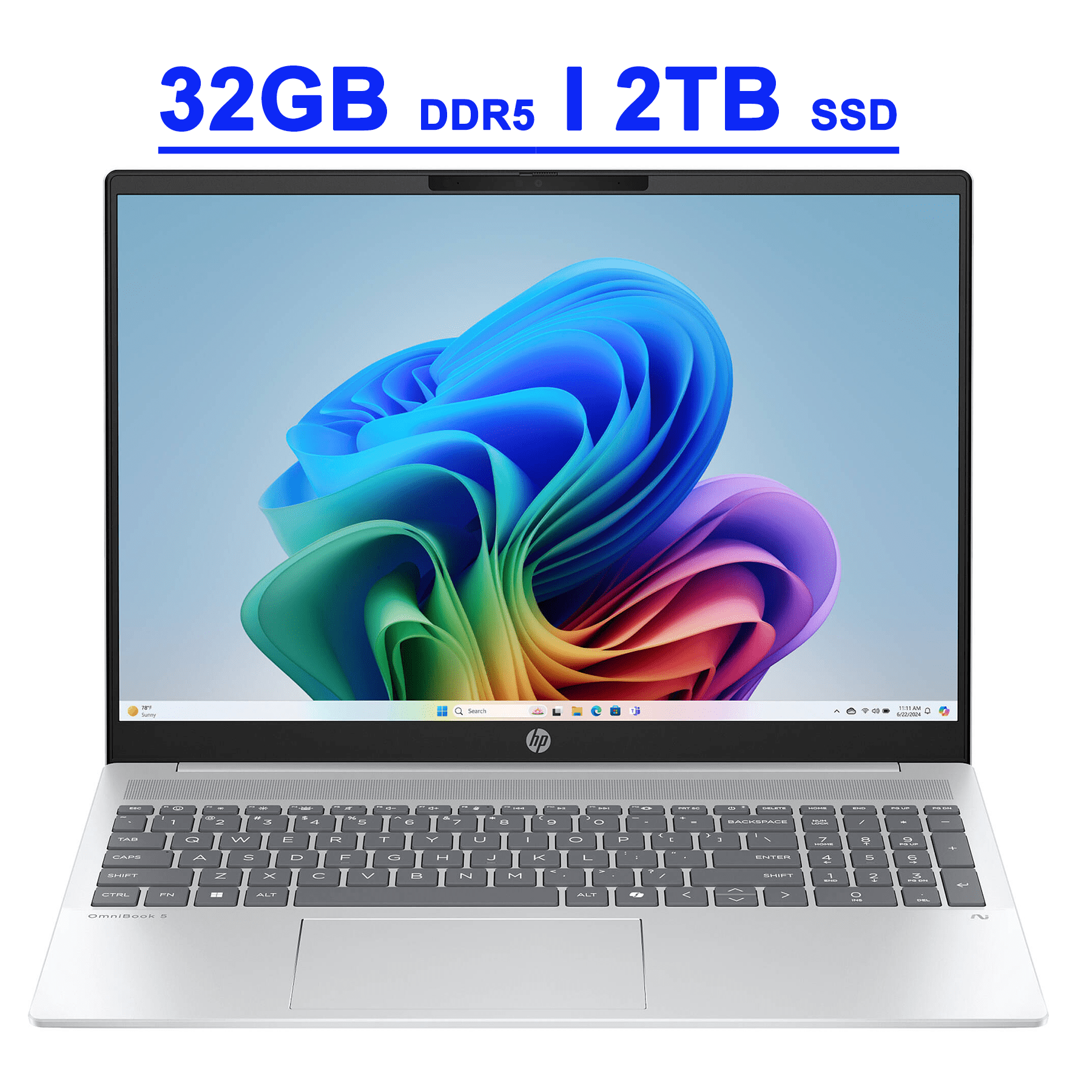 HP OmniBook 5 Premium Creator and Business Laptop 16" WUXGA IPS ...