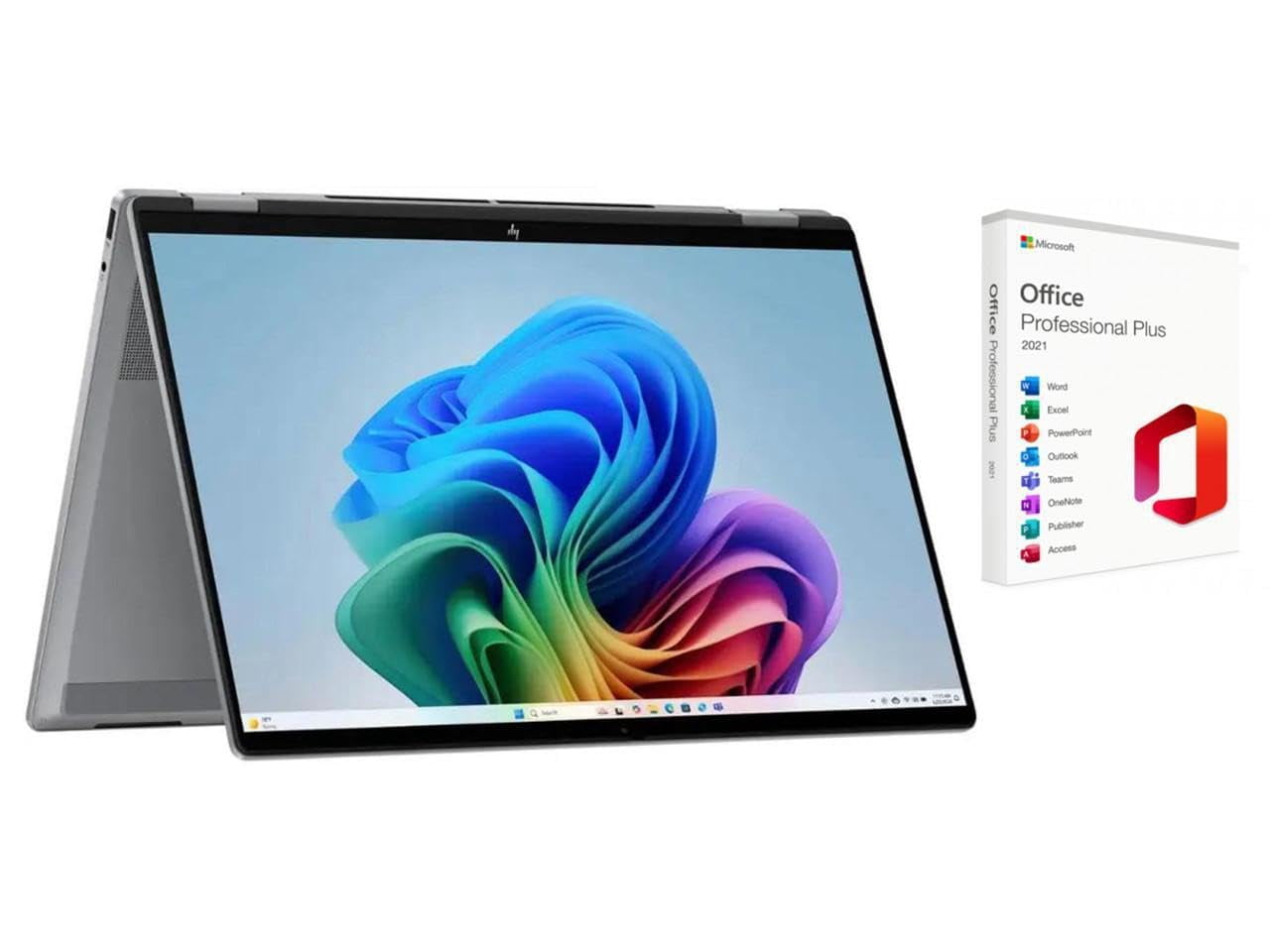 HP OmniBook X Flip 2-in-1 16" FHD+ Touch Screen Laptop |AMD Ryzen AI 5 ...