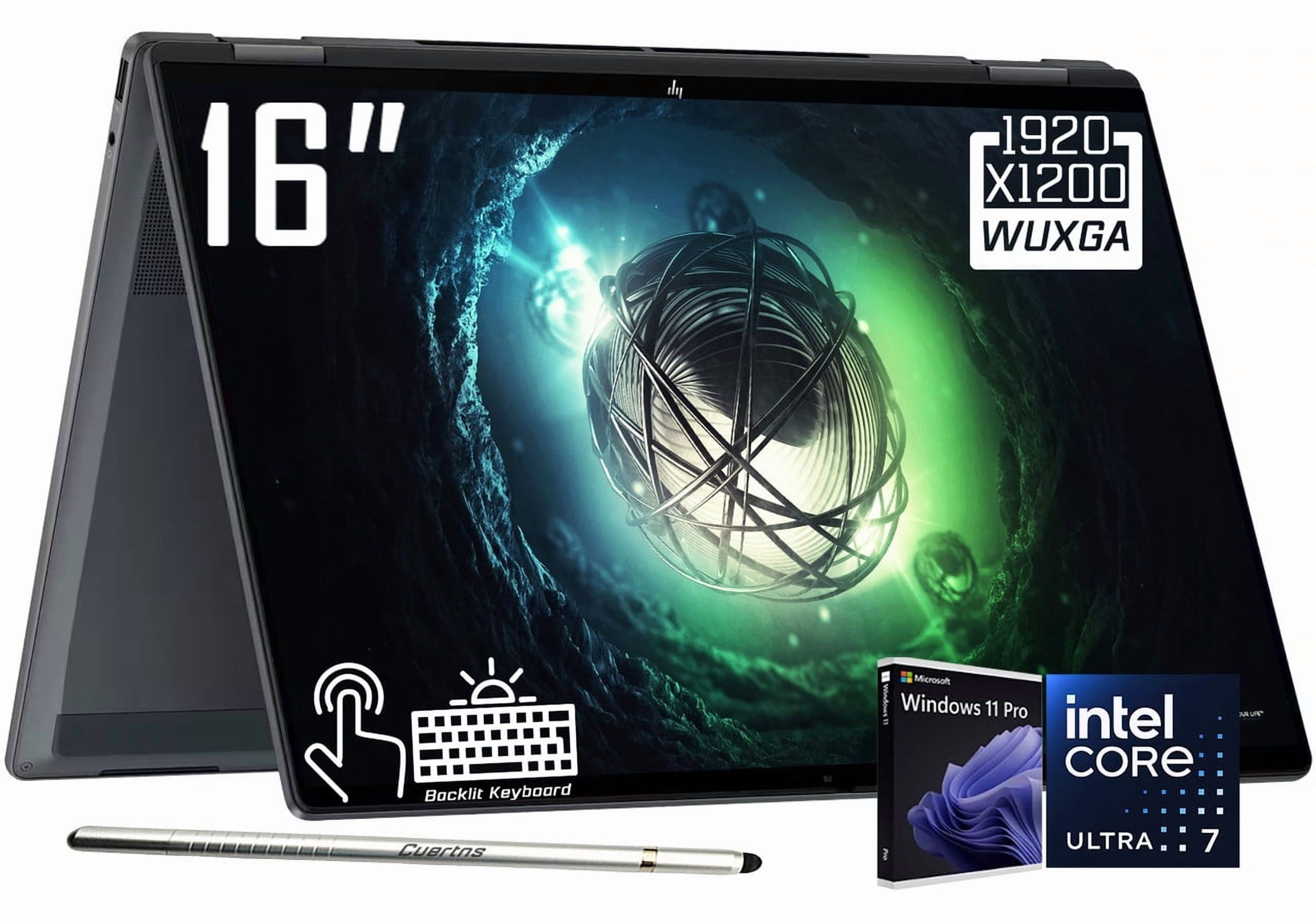 HP OmniBook X Flip 2-in-1 Copilot+ AI Laptop, 16" 2K 1920 x 1200 LED ...