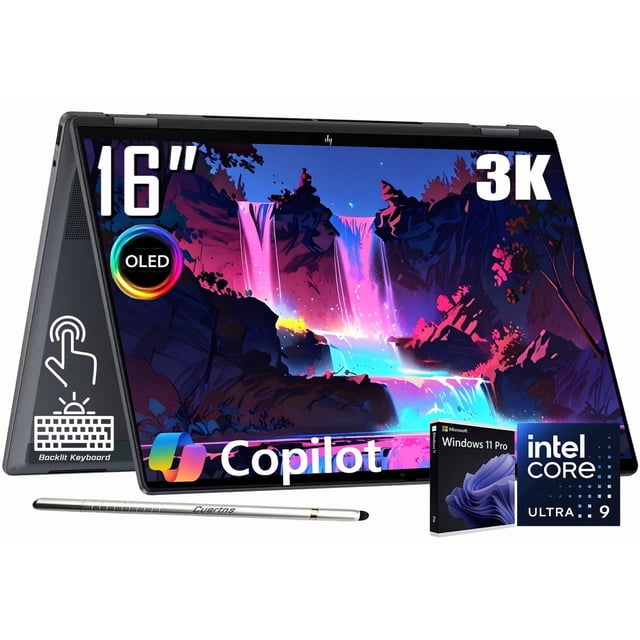 HP OmniBook Flip 2-in-1 AI Laptop - Clinical laptops - Walmart Business ...