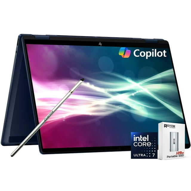 HP OmniBook X Flip 2-in-1 Touchscreen Laptop, 14" 2K AI Copilot+ PC ...
