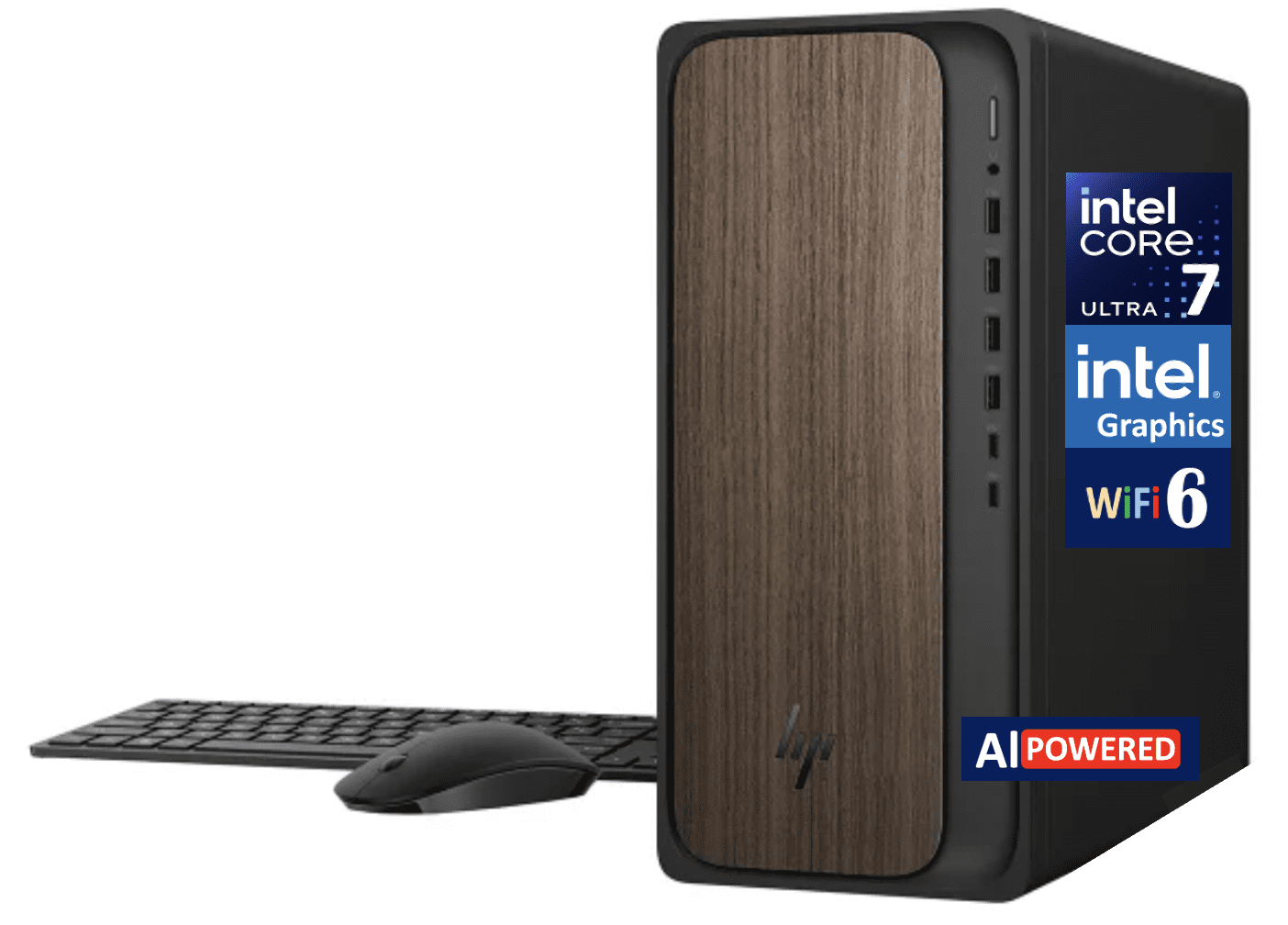 HP OmniDesk AI Powered Desktop (Intel Ultra 7-265, 32GB DDR5, 8TB PCIe ...