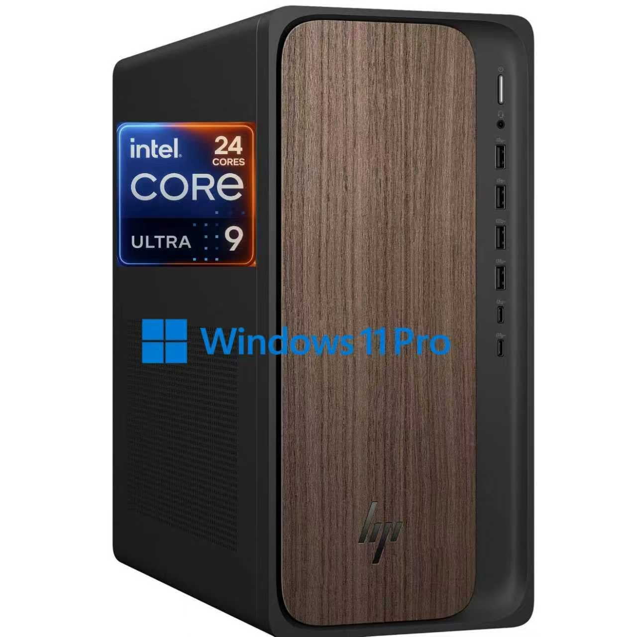 HP OmniDesk M03 Business Next Gen AI PC Desktop, Intel Core Ultra 9-285 ...