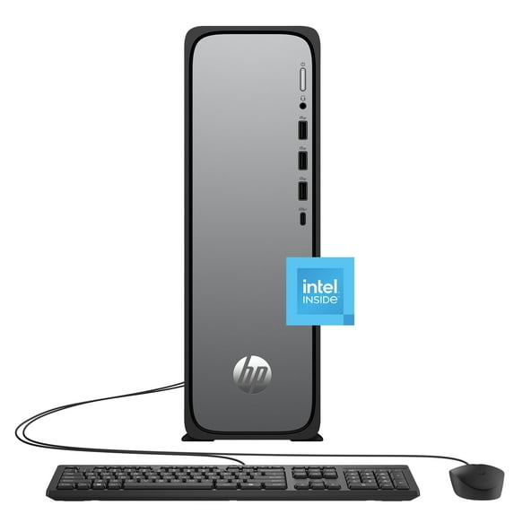 HP OmniDesk Slim Desktop PC, Intel Processor 300, 8 GB RAM, 256 GB SSD ...