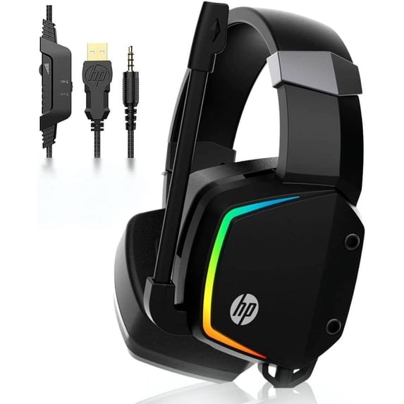 HP Gaming Headset H320N with Microphone, Noise Cancelling, for PS4, PS5 ...