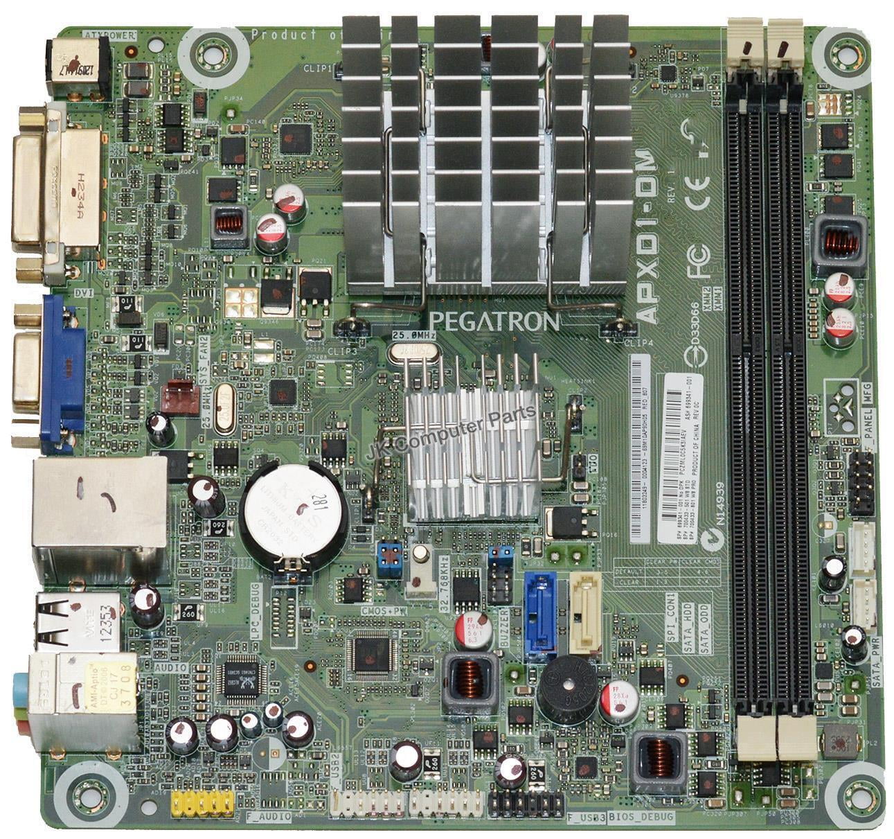 HP P2-1300 Domino Redwood A Motherboard w/ AMD E1-1200 1.4Ghz CPU 700433-501 - Walmart.com