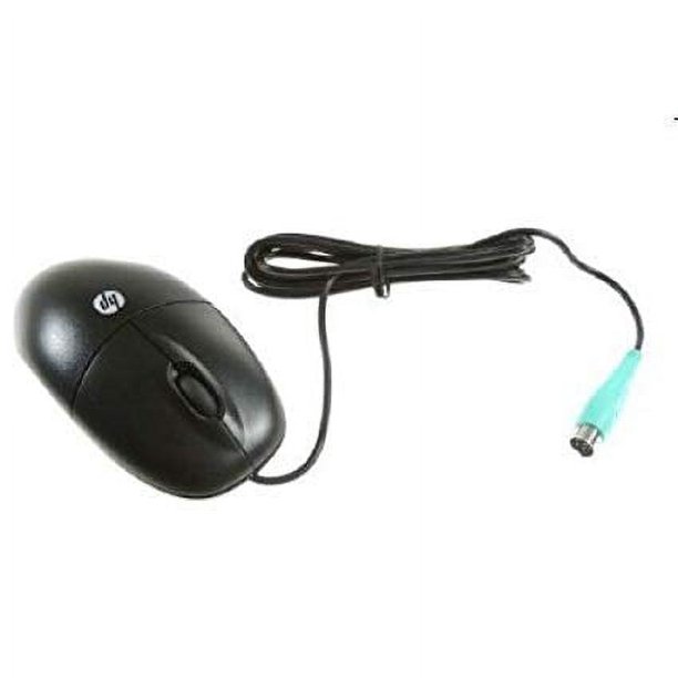 HP Scroll Wheel Optical PS/2 Standard Mice, Black - Walmart Business ...