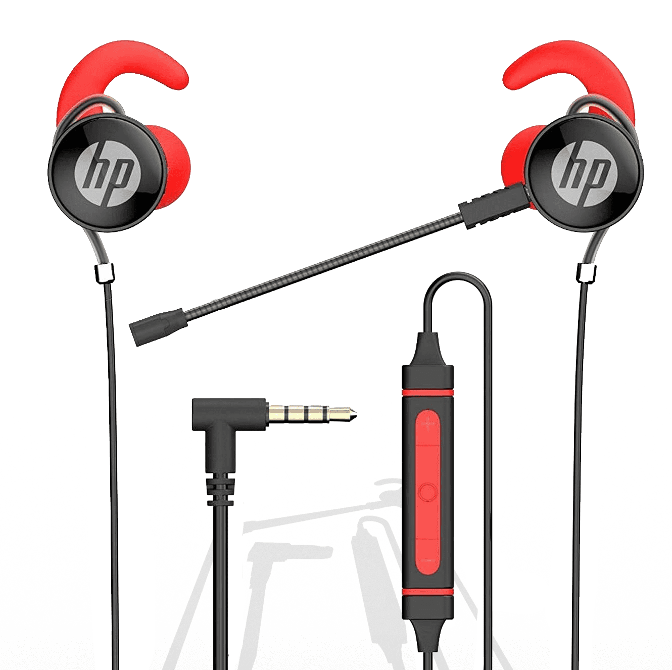 HP PS4 Gaming Earbuds, Stereo Bass Headset with Dual Mic & Volume ...