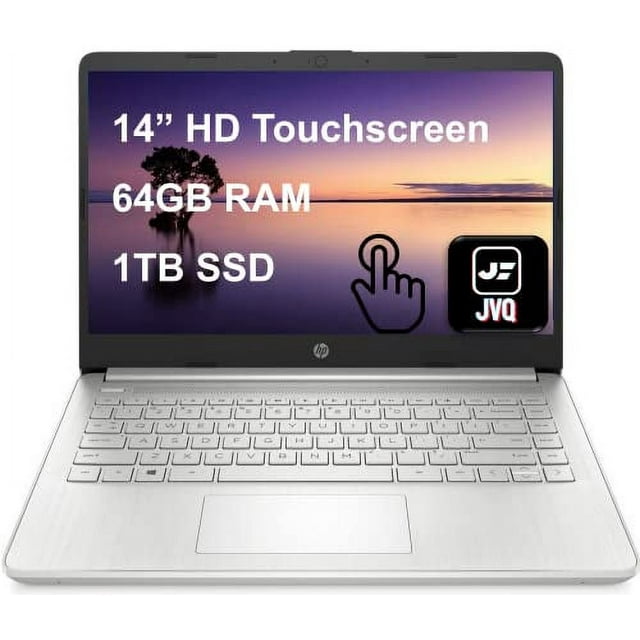 HP Pavilion 14 Laptop, 14" HD Touchscreen, Intel Core i3-1115G4 ...