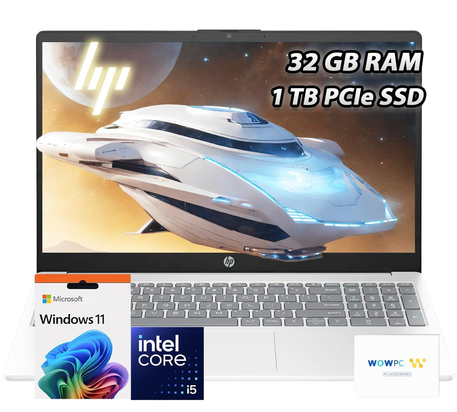 HP Pavilion 15.6" FHD Laptop | 32GB RAM * 1TB PCIe SSD | Intel Core i5-1235U (10 Core) Processor ...