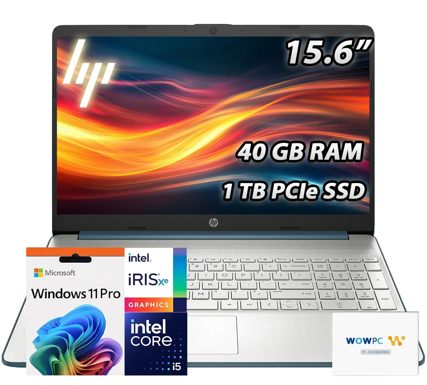 HP Pavilion 15.6" FHD Laptop | 40GB RAM * 1TB PCIe SSD | Intel Core i5-1235U (10 Core) Processor ...