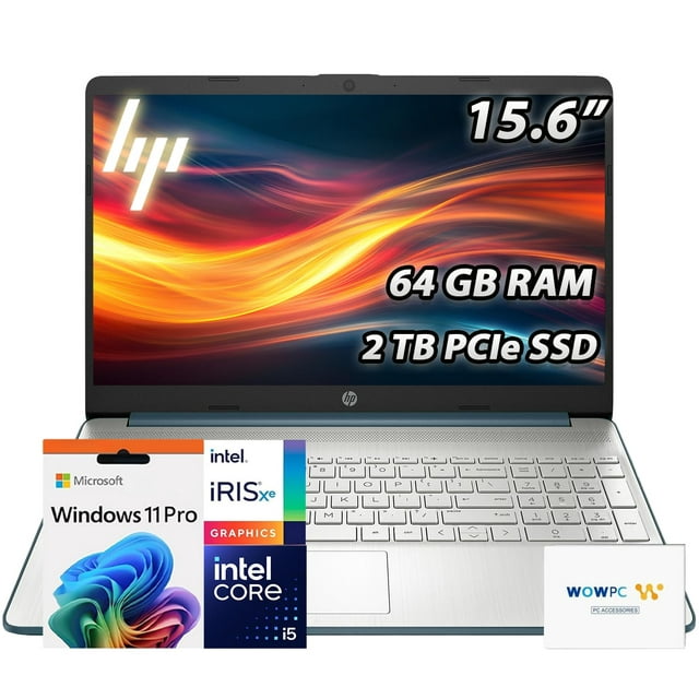 HP Pavilion 15.6" FHD Laptop | 64GB RAM * 2TB PCIe SSD | Intel Core i5 ...