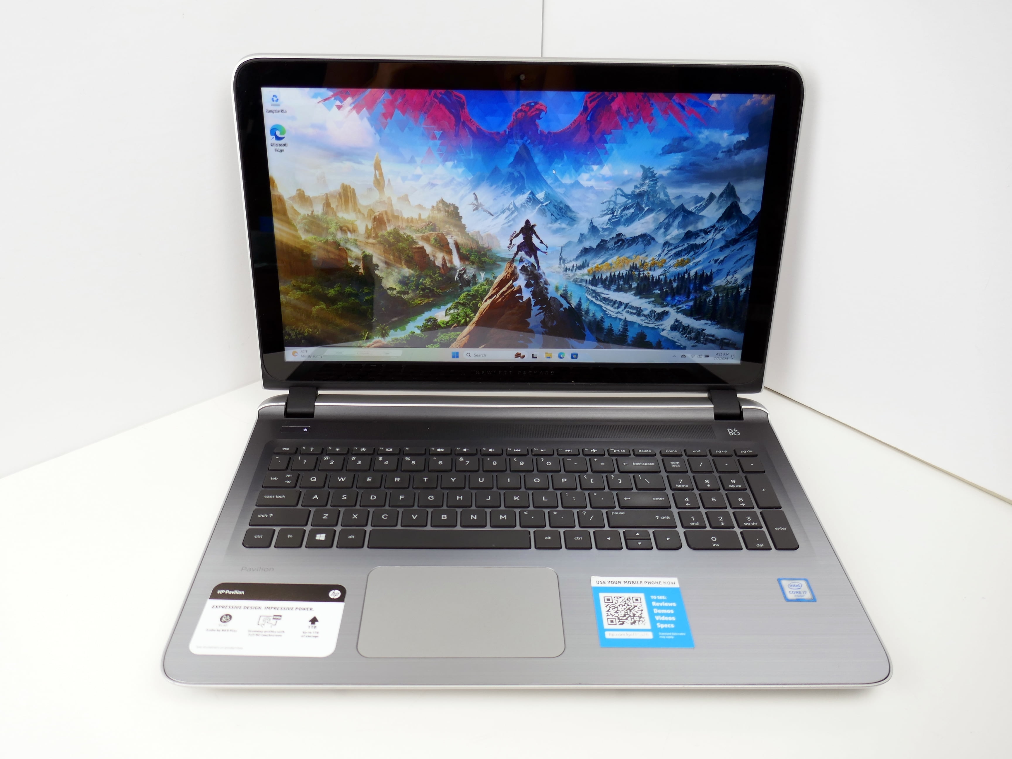 Pre-Owned HP Pavilion 15.6" Premium Laptop, 6th Gen Intel i7-6700HQ ...