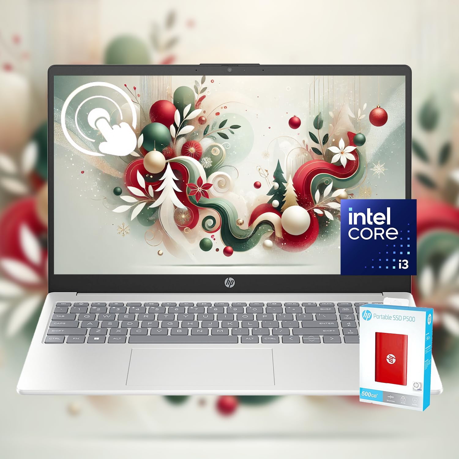 HP Pavilion 15.6" Touchscreen Laptop, 64GB RAM, 1.5TB Storage (1TB SSD + withHP P500 512GB ...