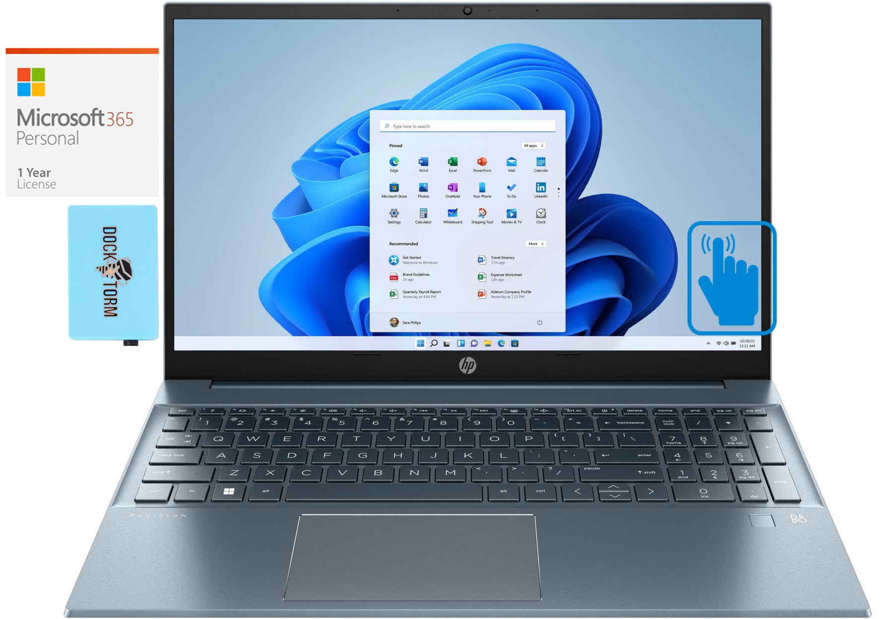 HP Pavilion 15t Home/Business Laptop (Intel i7-1355U 10-Core, 15.6in 60 ...