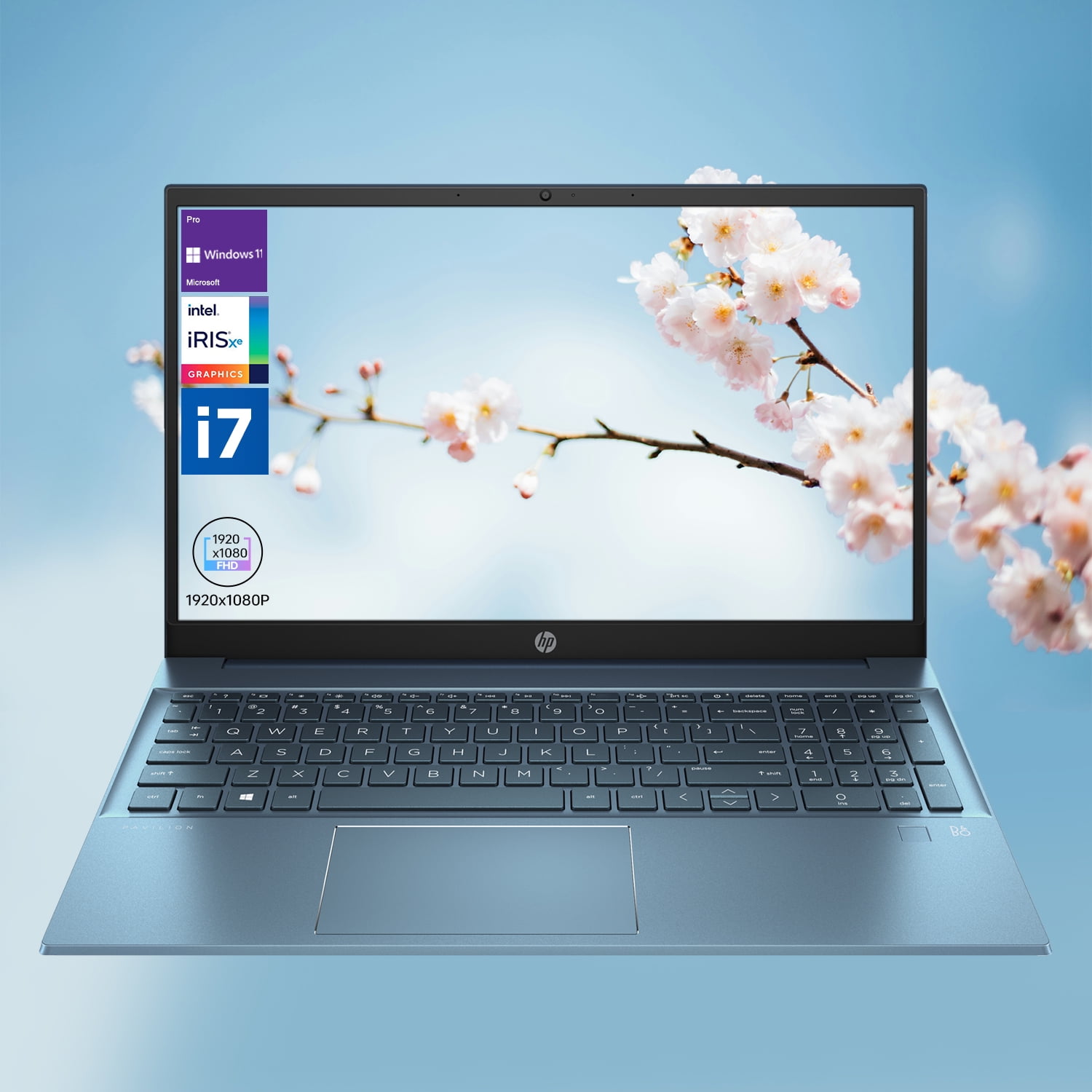 HP Pavilion 15t Portable Business Laptop, 15.6" FHD Touchscreen, Intel Core i7-1355U, 32GB RAM ...