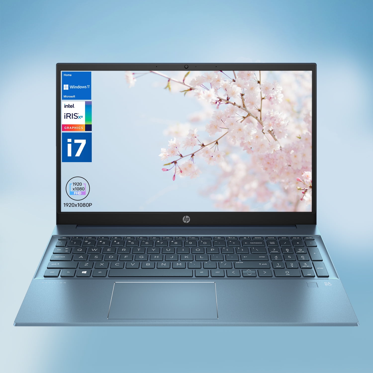 HP Pavilion 15t Ultra-Thin Laptop, 15.6" FHD Touchscreen, Intel Core i7 ...