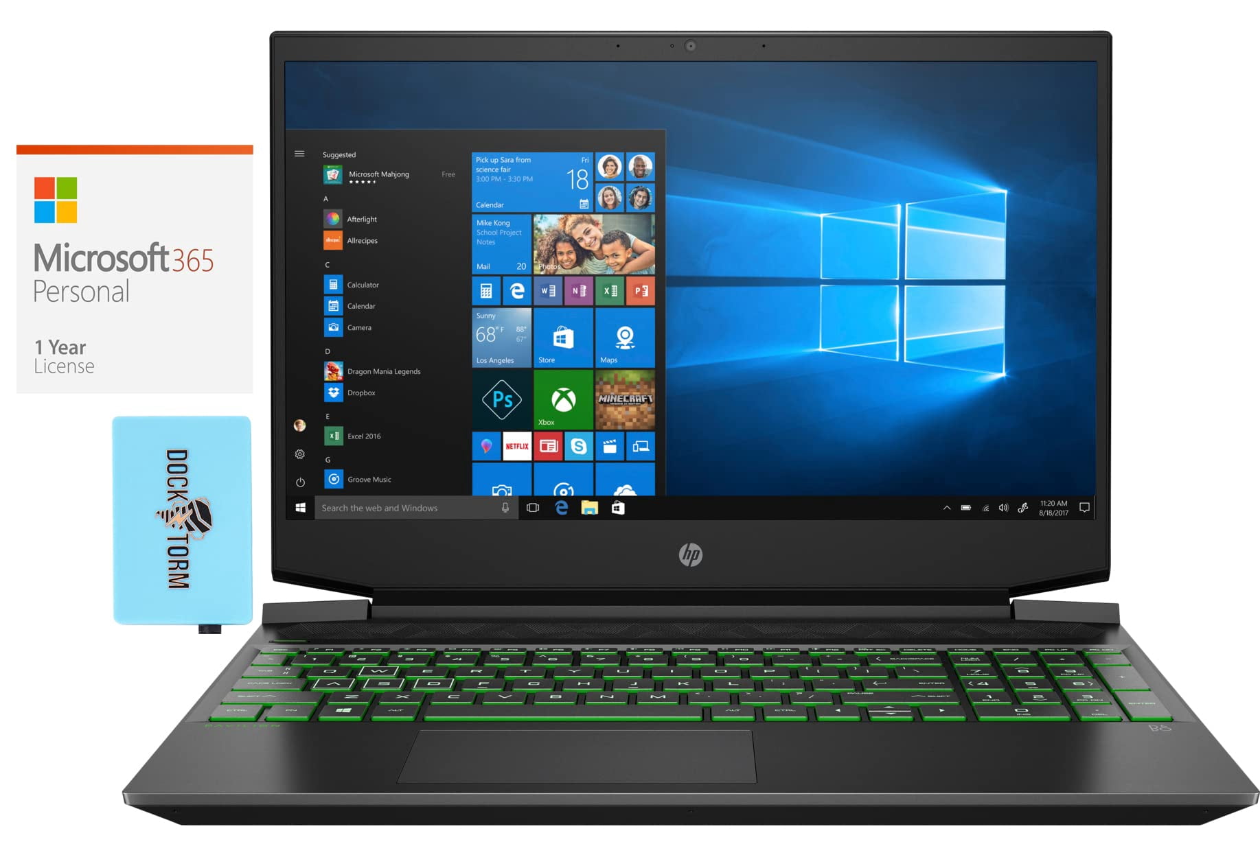 HP Pavilion 15z Gaming & Entertainment Laptop (AMD Ryzen 5 5600H 6-Core ...