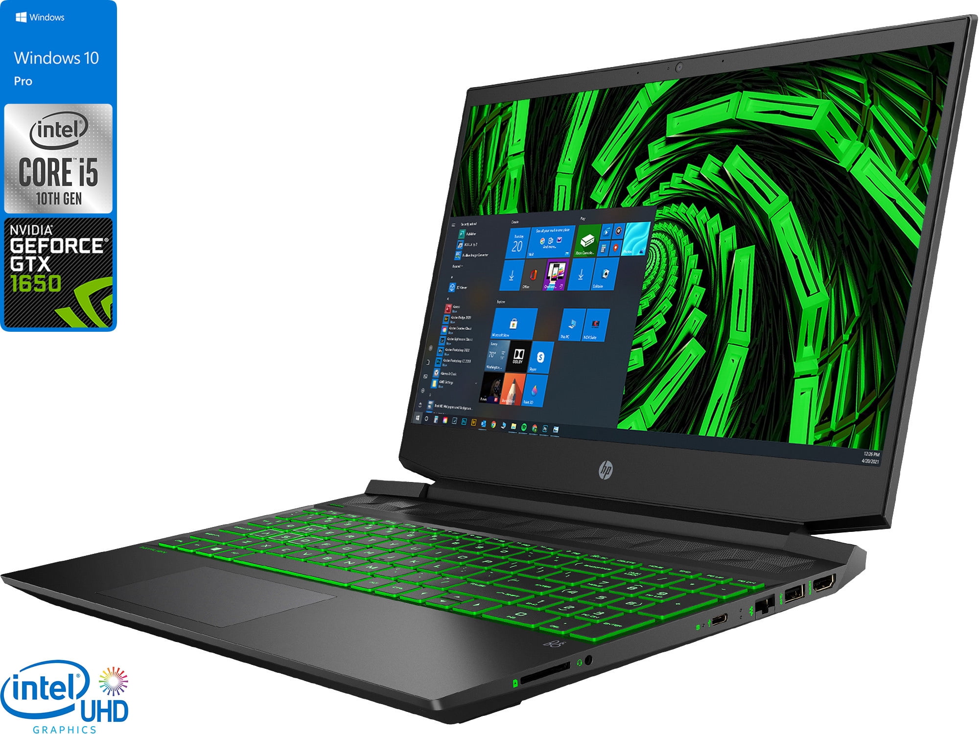 HP Pavilion 16 Gaming Laptop, 16.1" IPS FHD Display, Intel Core i5 ...