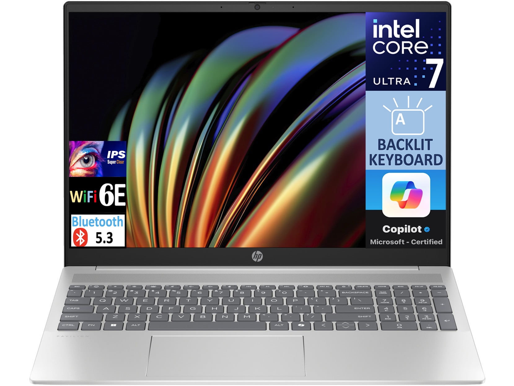 HP Pavilion Touchscreen Laptop 16" 512GB - Natural Silver - Walmart ...