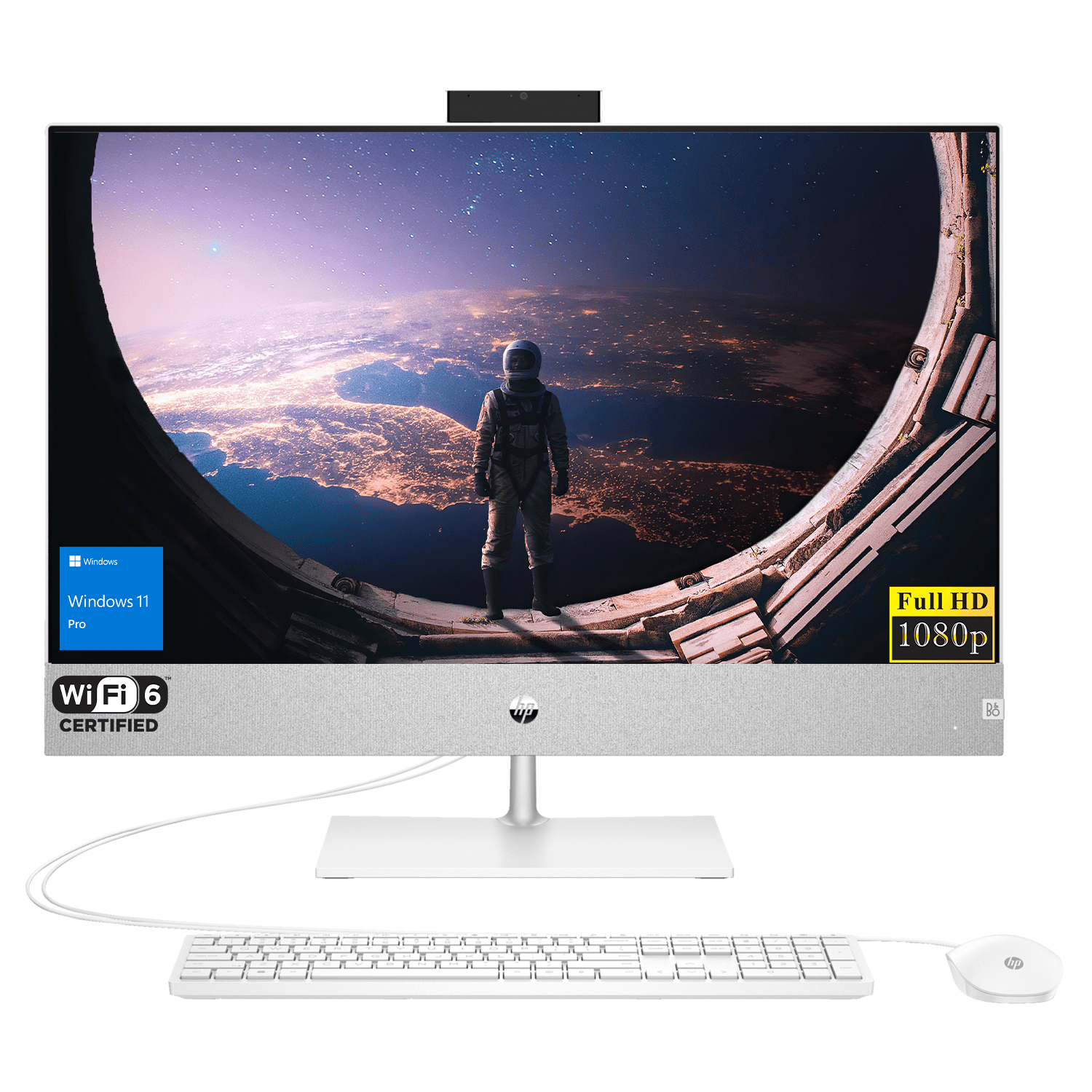 HP Pavilion 27 Business All-in-One, 27" FHD Screen, AMD Ryzen 5 5625U ...