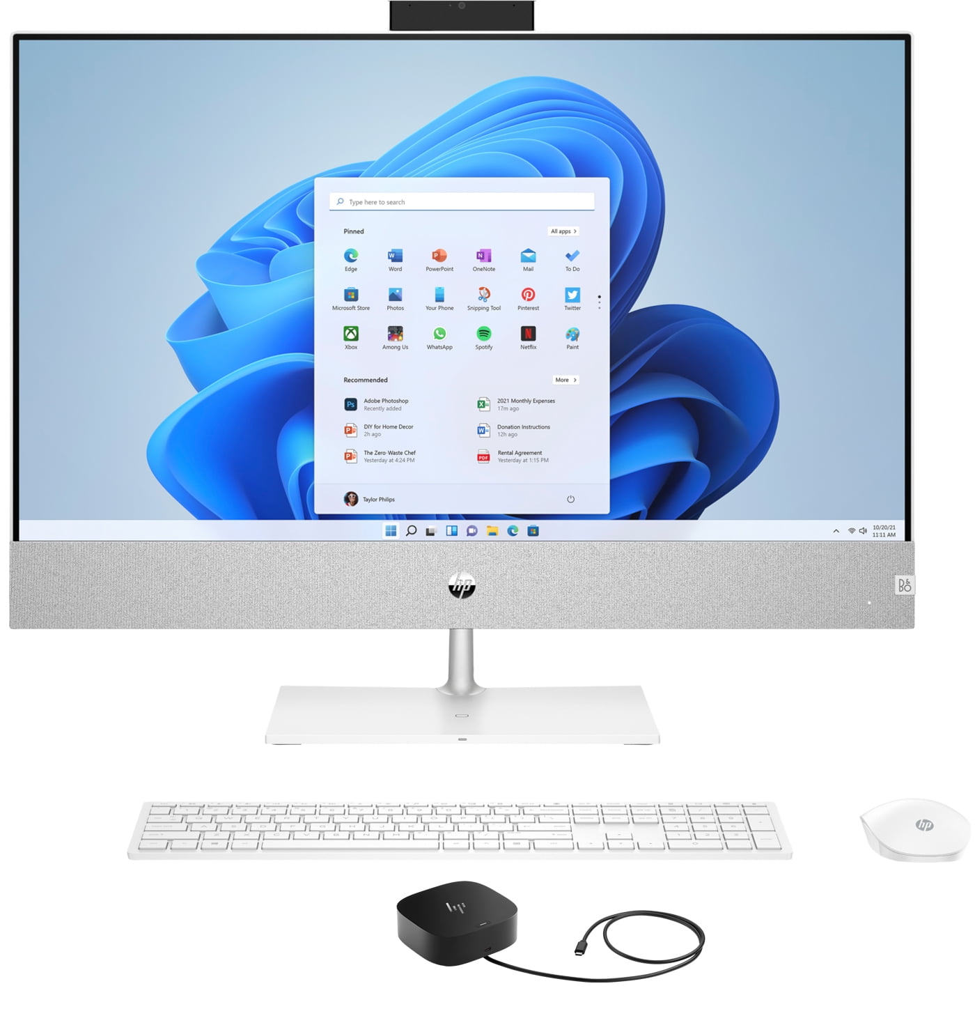 HP Pavilion 27-ca0276z AiO PC Home/Business All-in-One (AMD Ryzen 7 ...