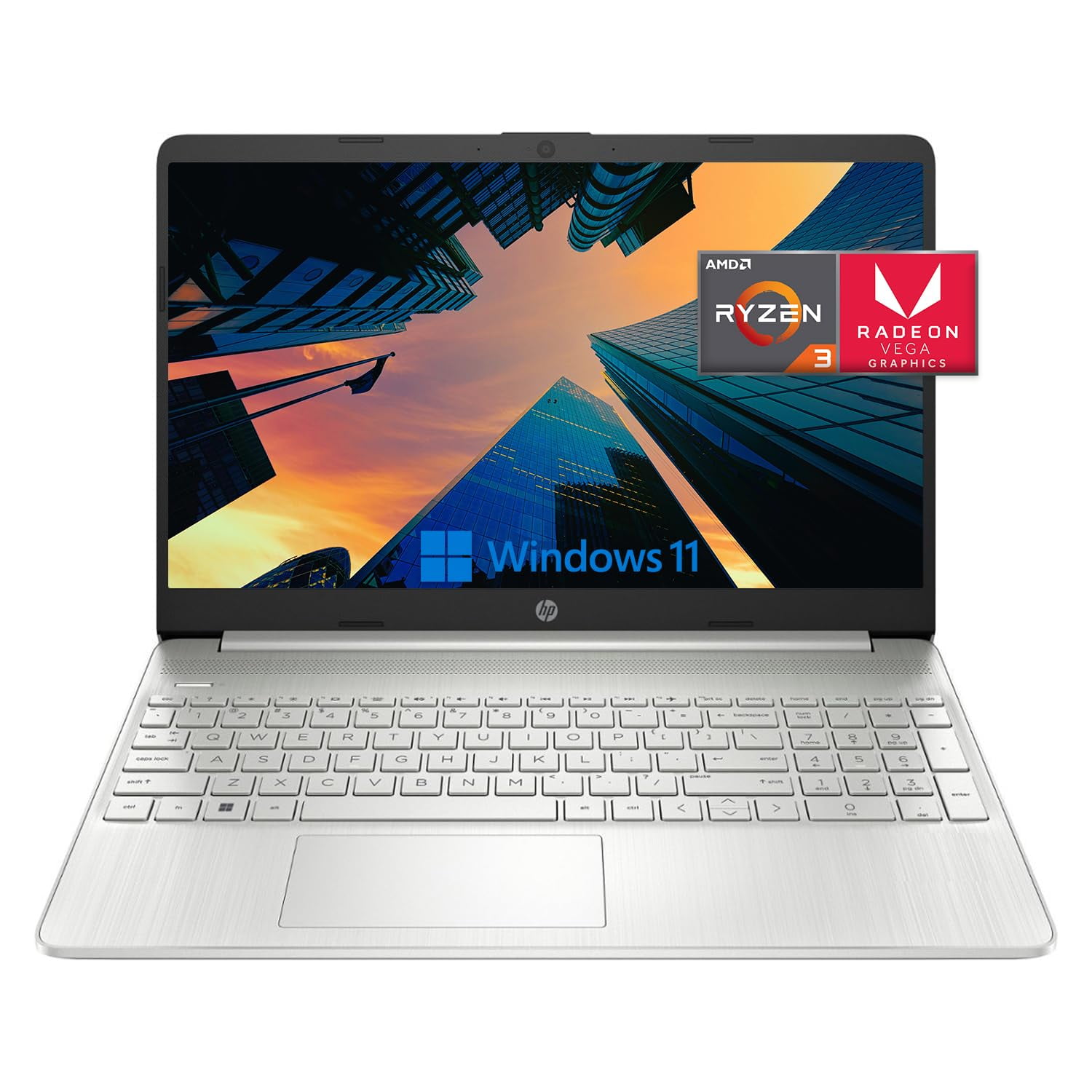 HP Pavilion Business Laptop, 15.6" HD Display, AMD Ryzen 3 5300U (Beats ...