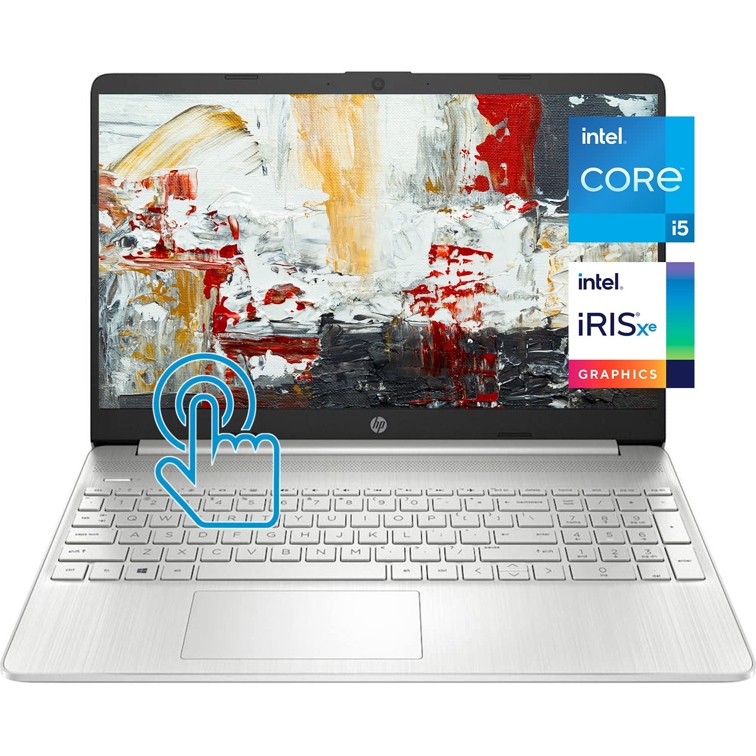 HP Pavilion Business Laptop, 15.6" HD Touchscreen, Intel Core i5-1135G7 ...