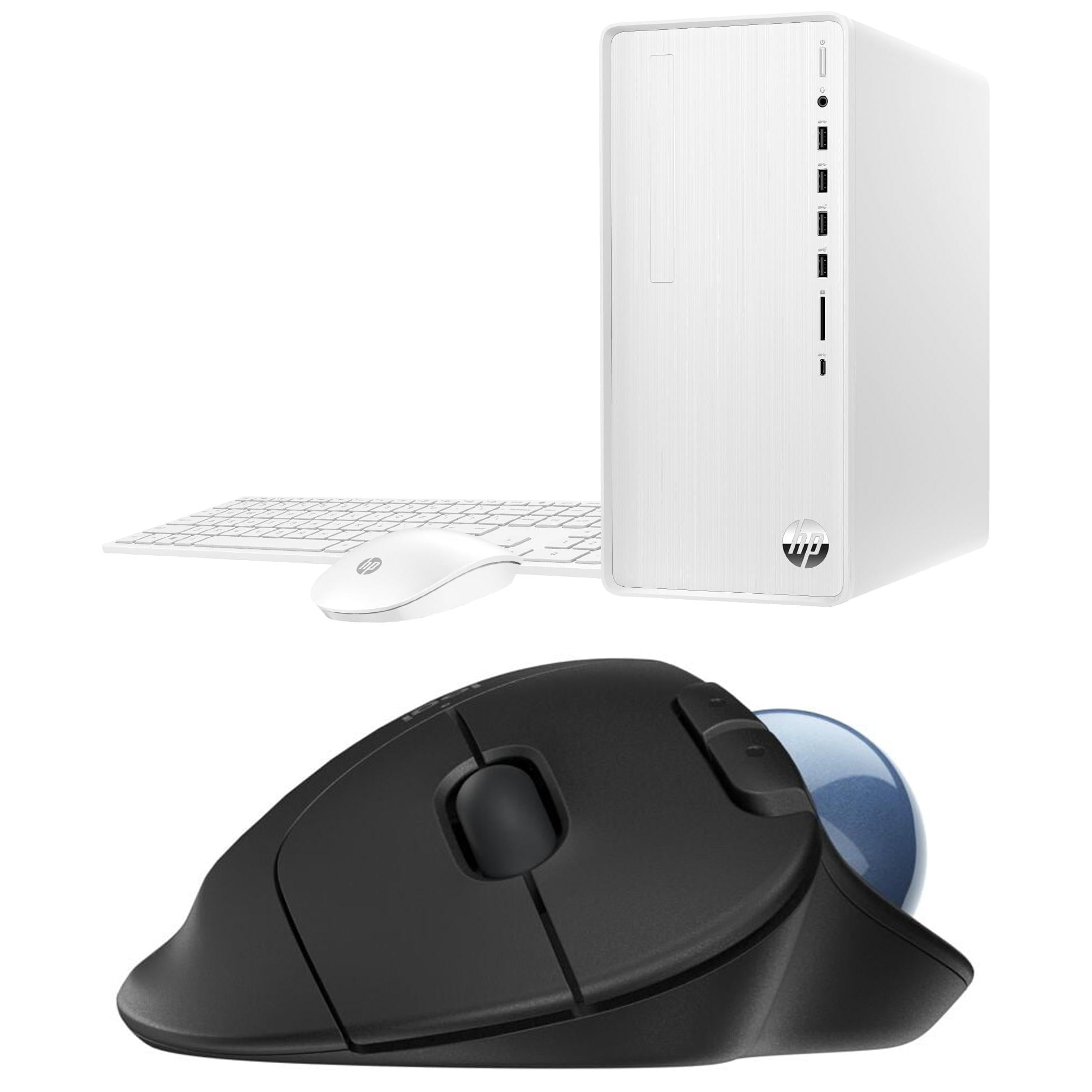 HP Pavilion Desktop, Intel Core i5-12400, 12GB RAM, 512GB SSD, Snow ...
