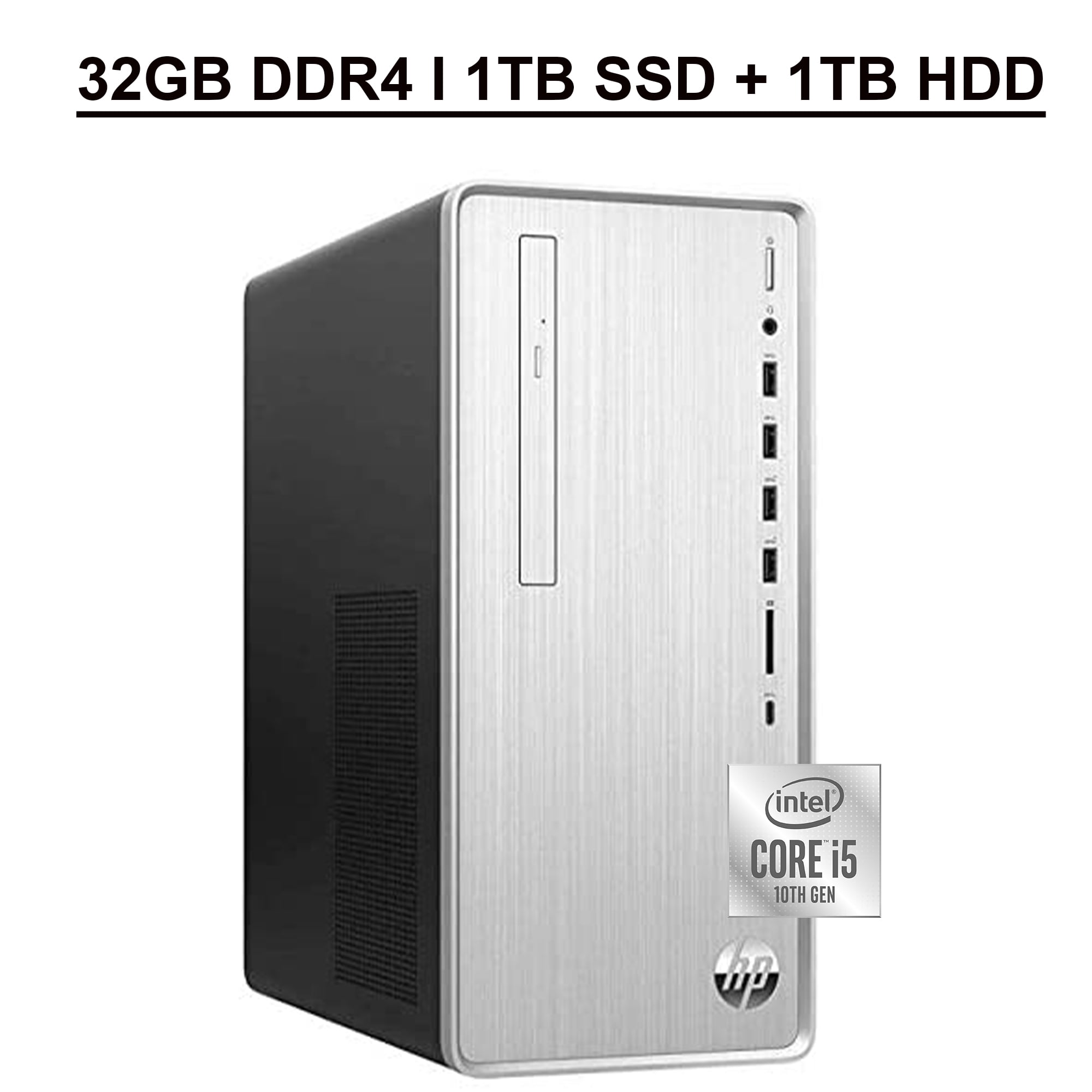 HP Pavilion Gaming Desktop 10th Gen Intel Hexa-Core i5-10400F 32GB DDR4 ...