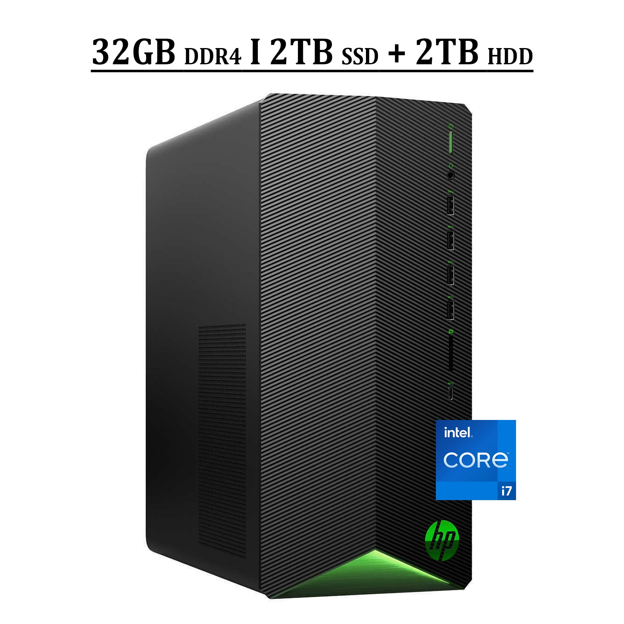 HP Pavilion Gaming Desktop Computer 11th Gen Intel Octa-Core i7-11700 ...