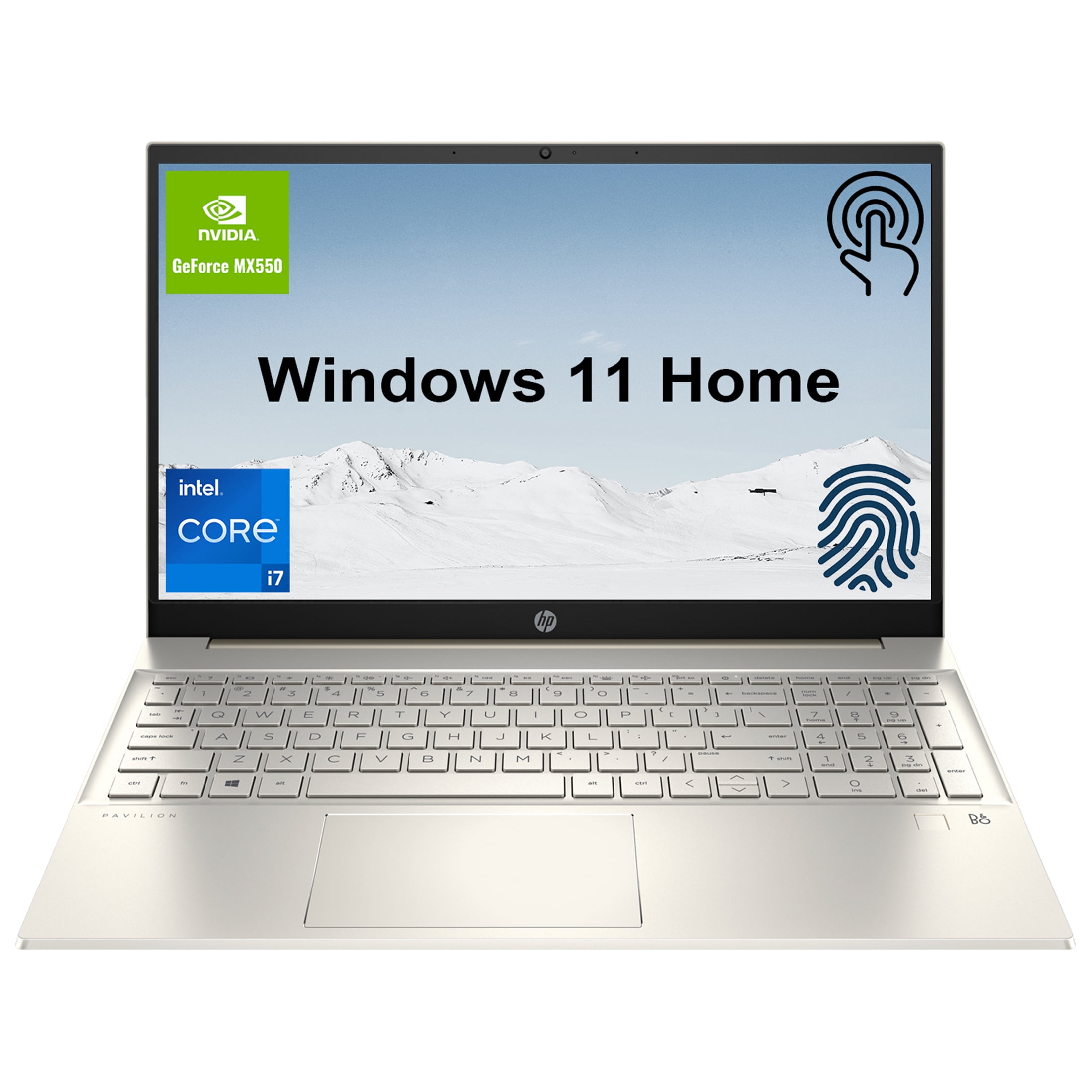 HP Pavilion Laptop, 15.6" FHD Touchscreen, Intel Core i7-1355U, NVIDIA ...