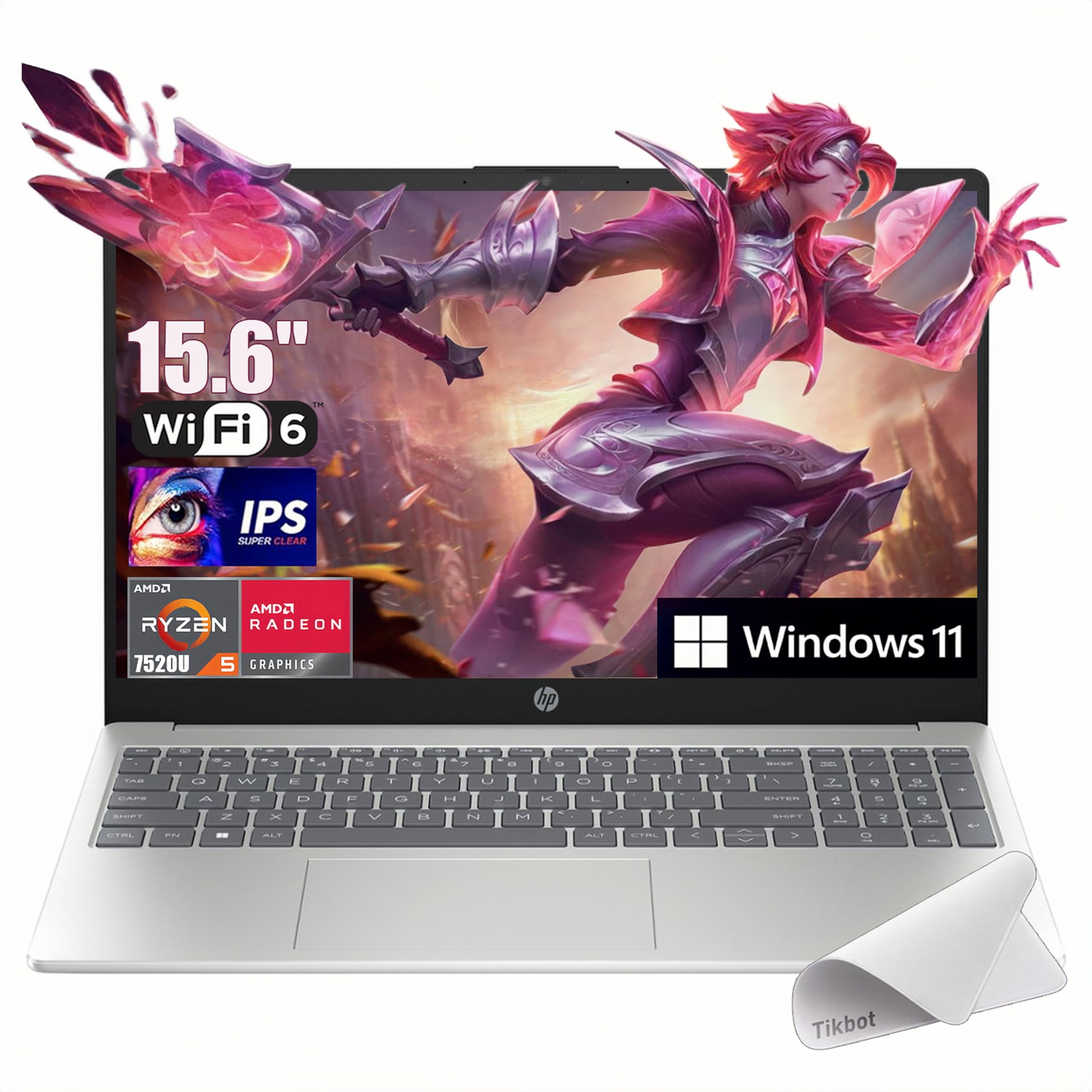 HP Pavilion Laptop Computer | 15.6" FHD IPS Display | AMD Ryzen 5 7520U | Computadora Laptop ...
