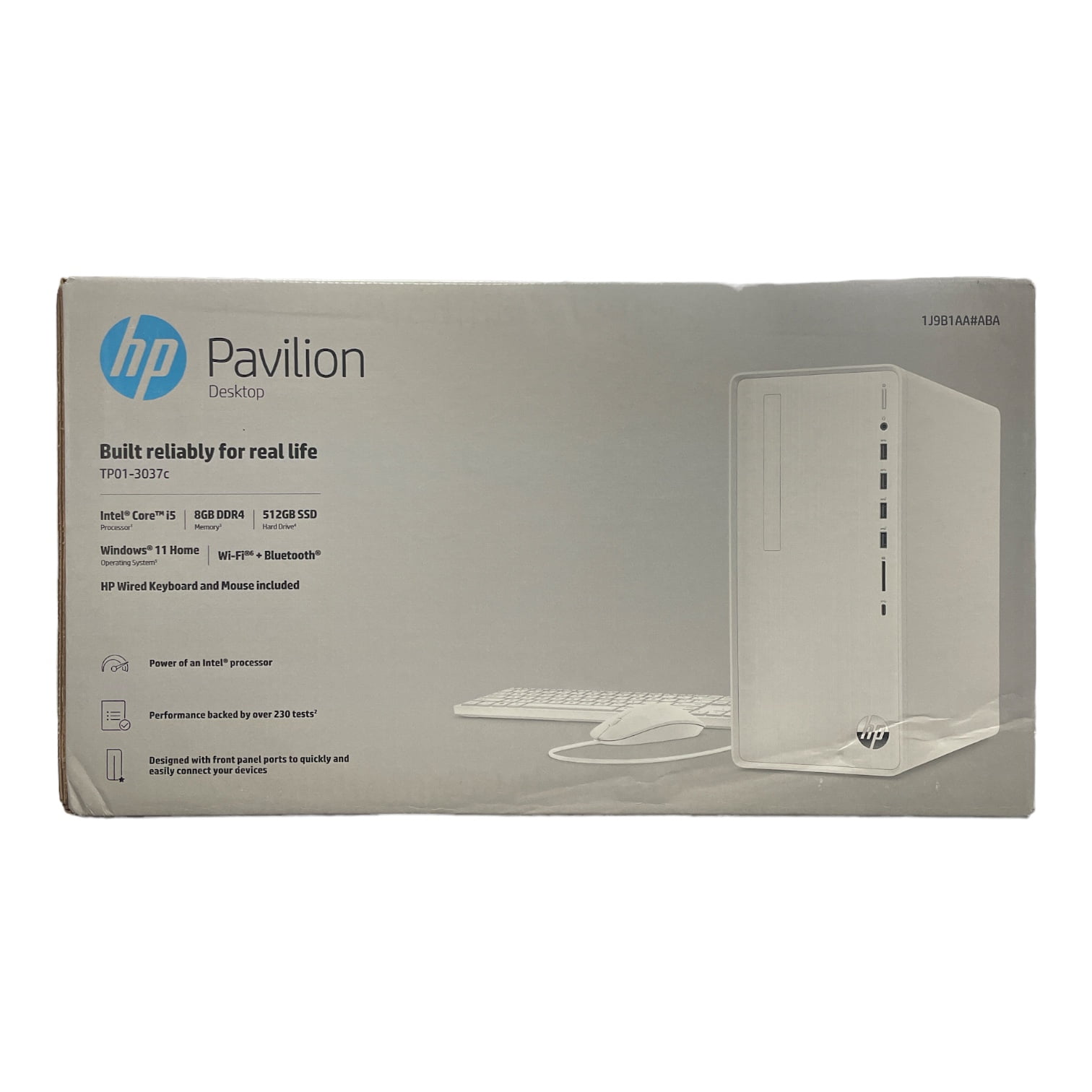 HP Pavilion PC i5-12400 12th Gen 8GB 512GB SSD Windows 11, Snow White ...