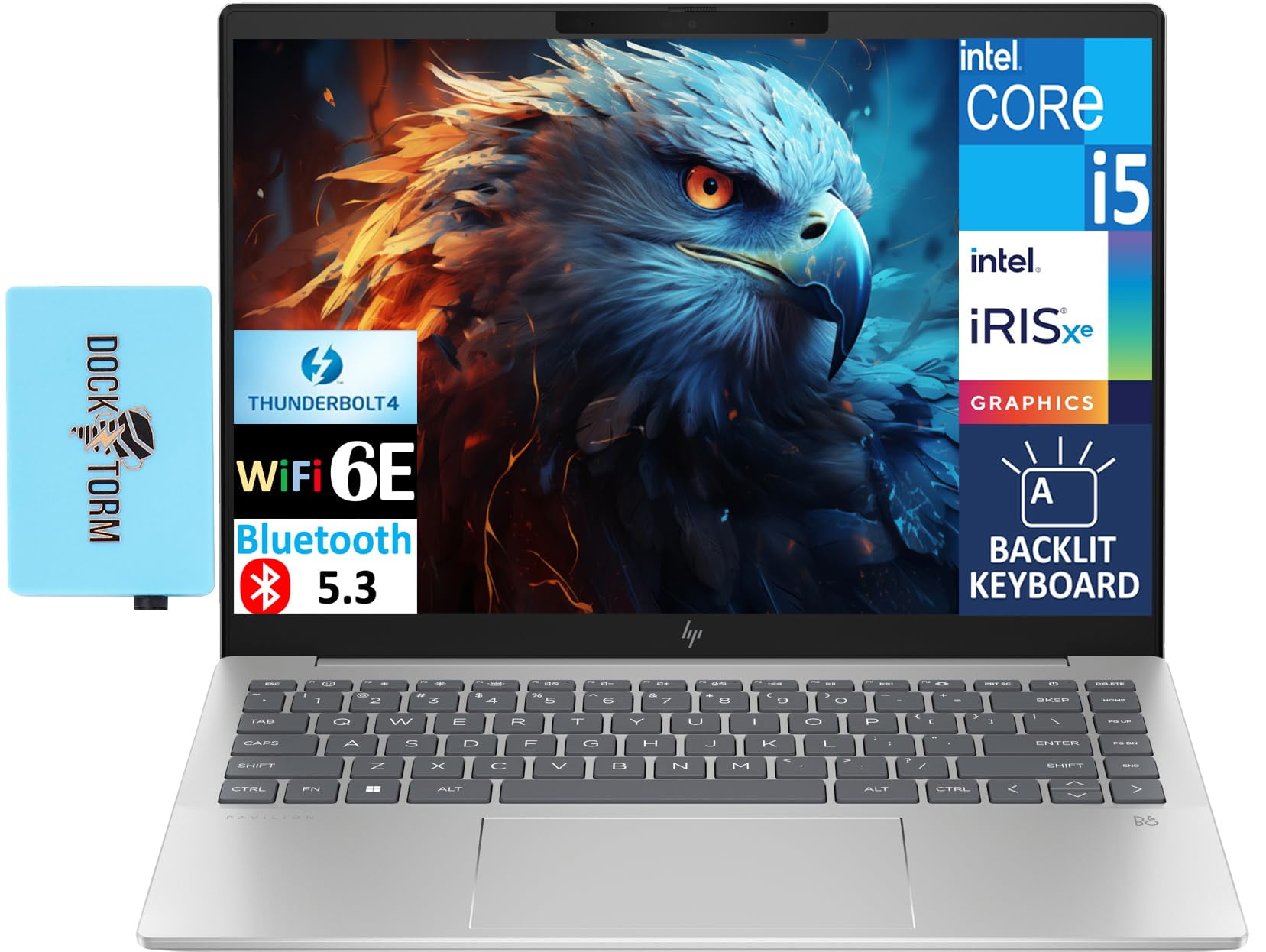 HP Pavilion Plus 14 inch Laptop 120 Hz WQXGA Display (Intel i5-1335U ...