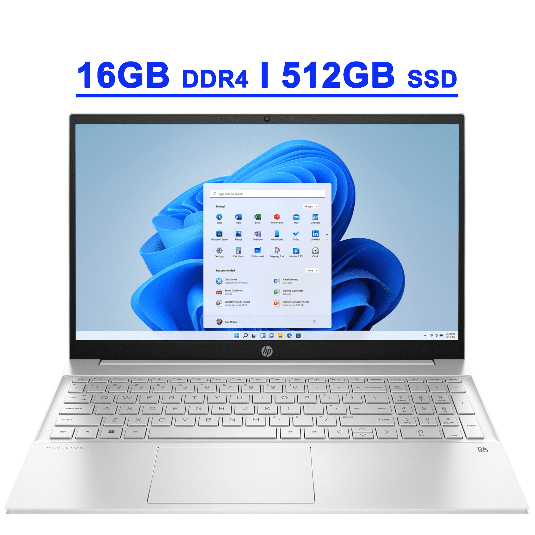 HP Pavilion Premium Business Laptop 15.6" FHD IPS BrightView Display AMD 8-core Ryzen 7 7730U ...