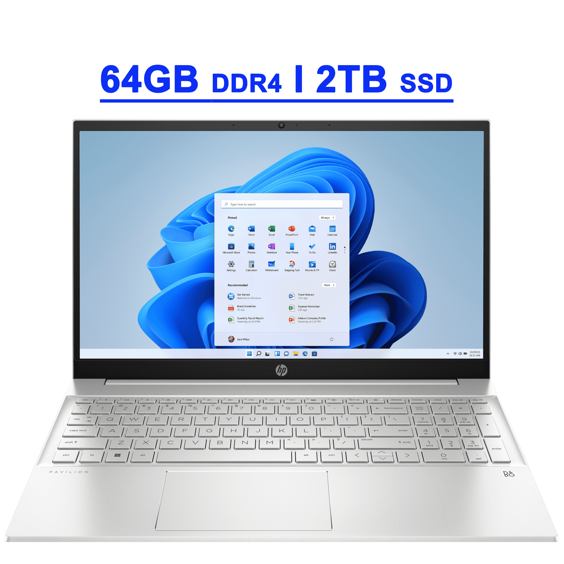 HP Pavilion Premium Business Laptop 15.6" FHD IPS BrightView Display ...