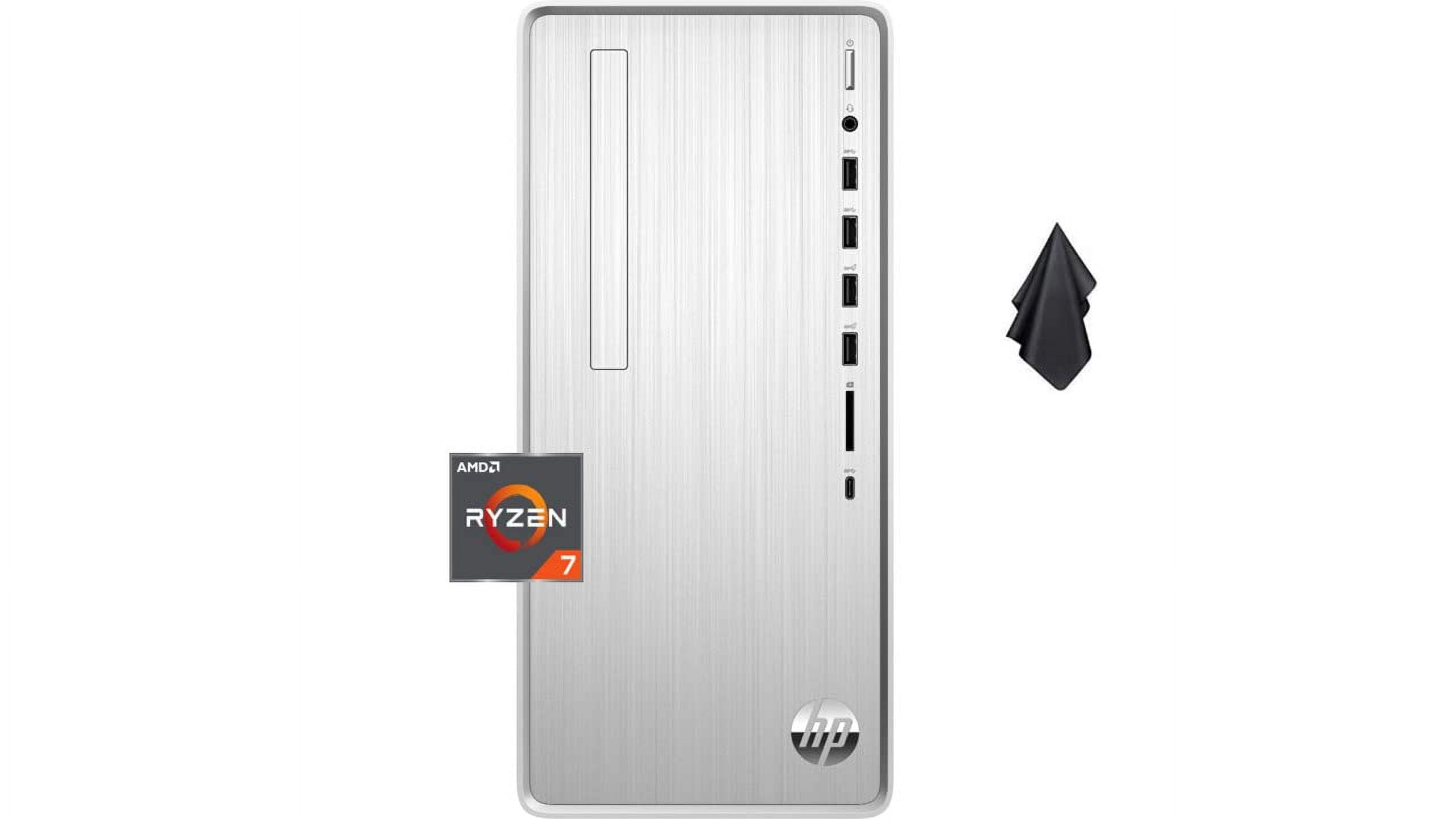 HP Pavilion TP01 Desktop Computer, AMD Ryzen 7-5700G (Beats i9-10900 ...