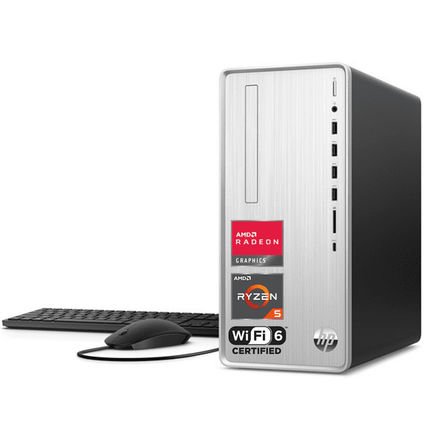 HP Pavilion Gaming PC Tower Desktop, AMD Ryzen 5 5600G, 32GB DDR4 RAM ...