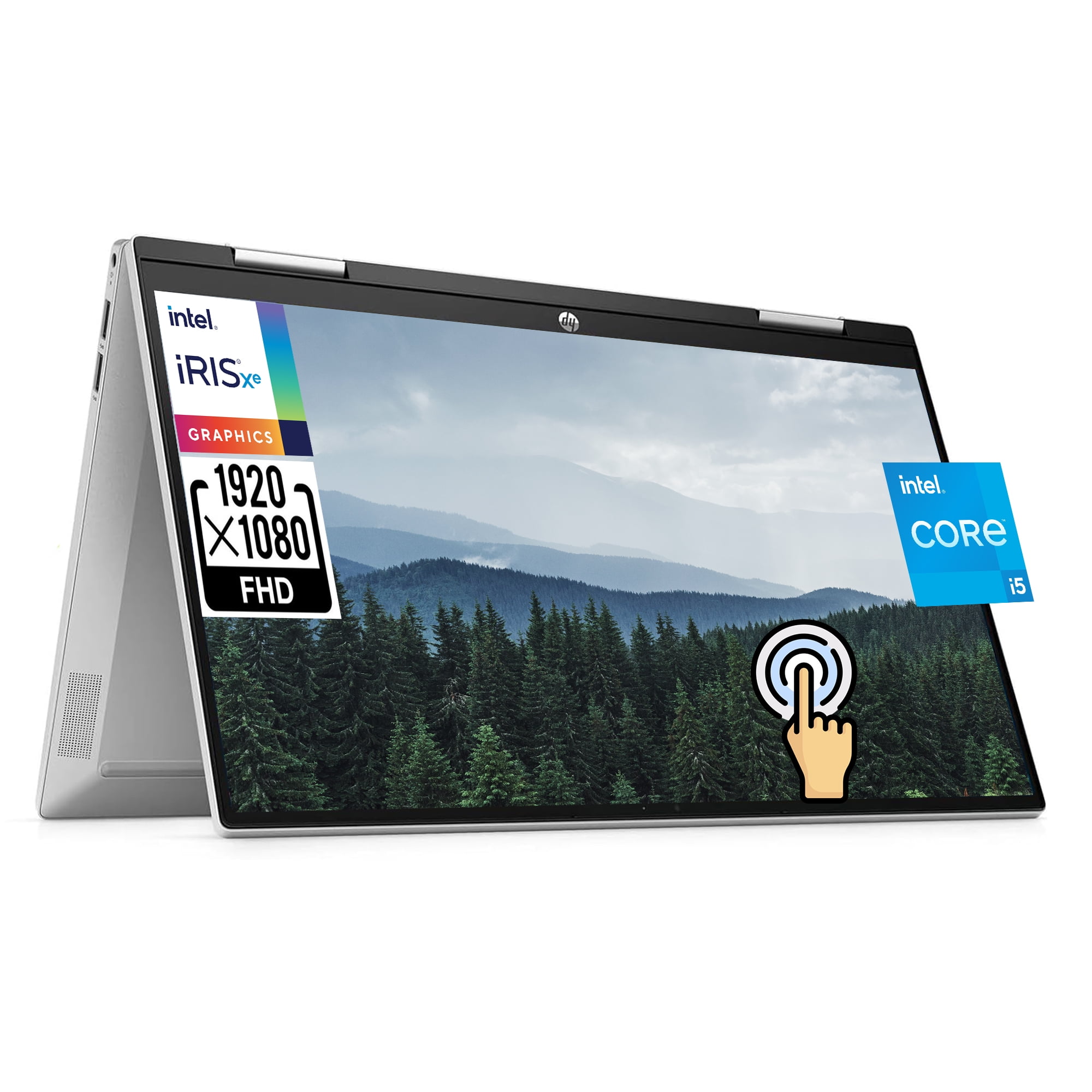 HP Pavilion X360 2-in-1 14" FHD Touchscreen Convertible Laptop for Home ...