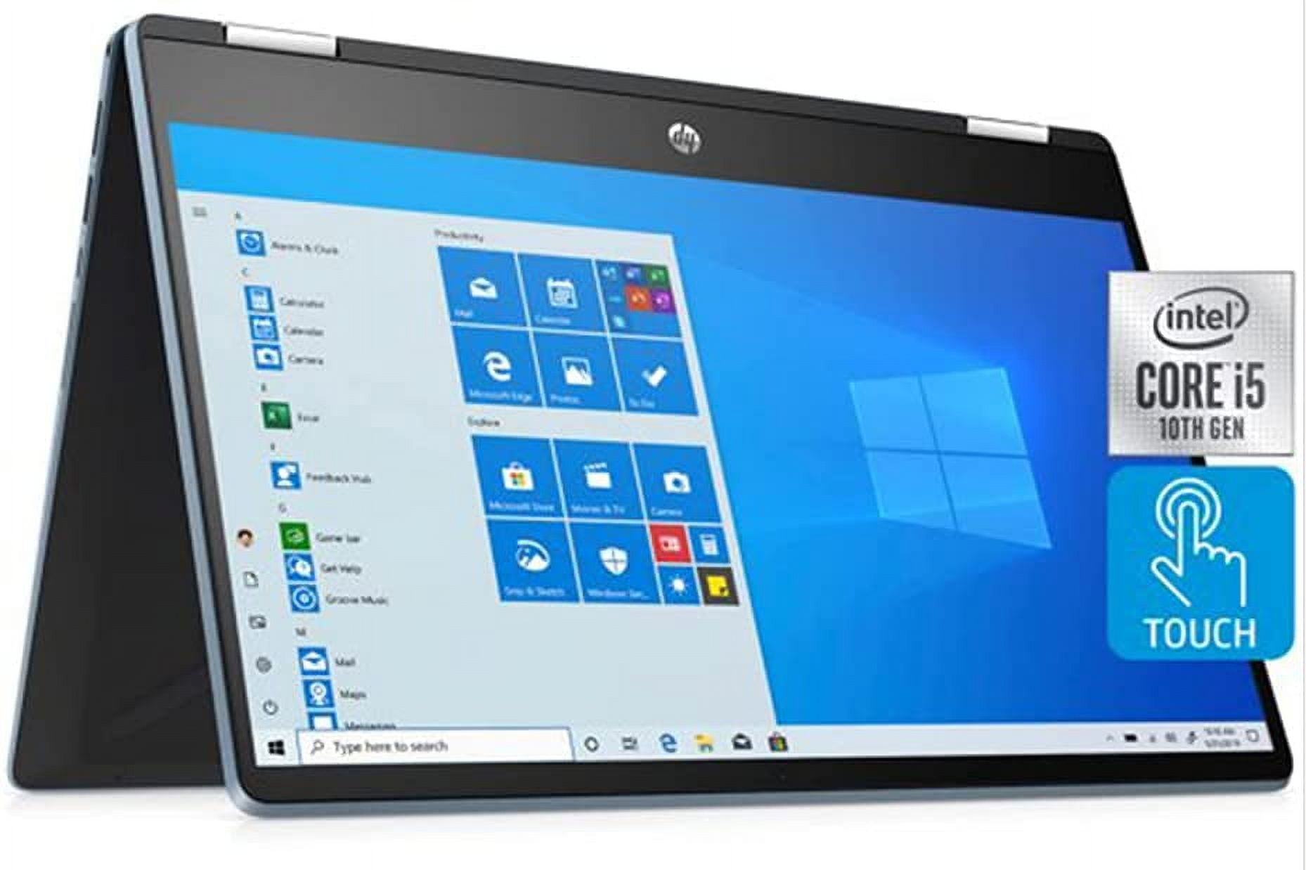 HP Pavilion x360 14" FHD WLED Touchscreen 2-in-1 Convertible Laptop ...
