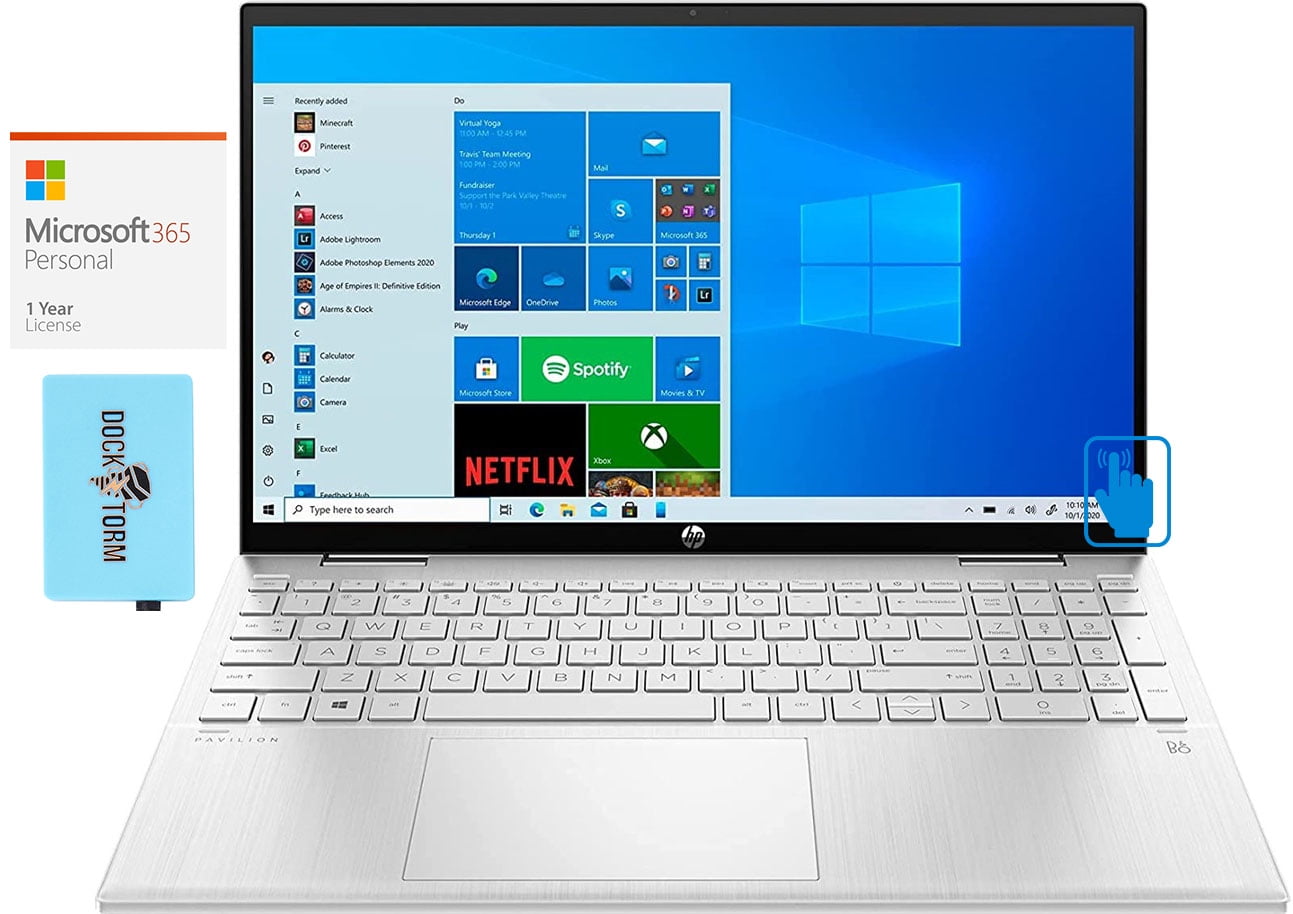 HP Pavilion x360 -15t Home & Business 2-in-1 Laptop (Intel i5-1135G7 4 ...