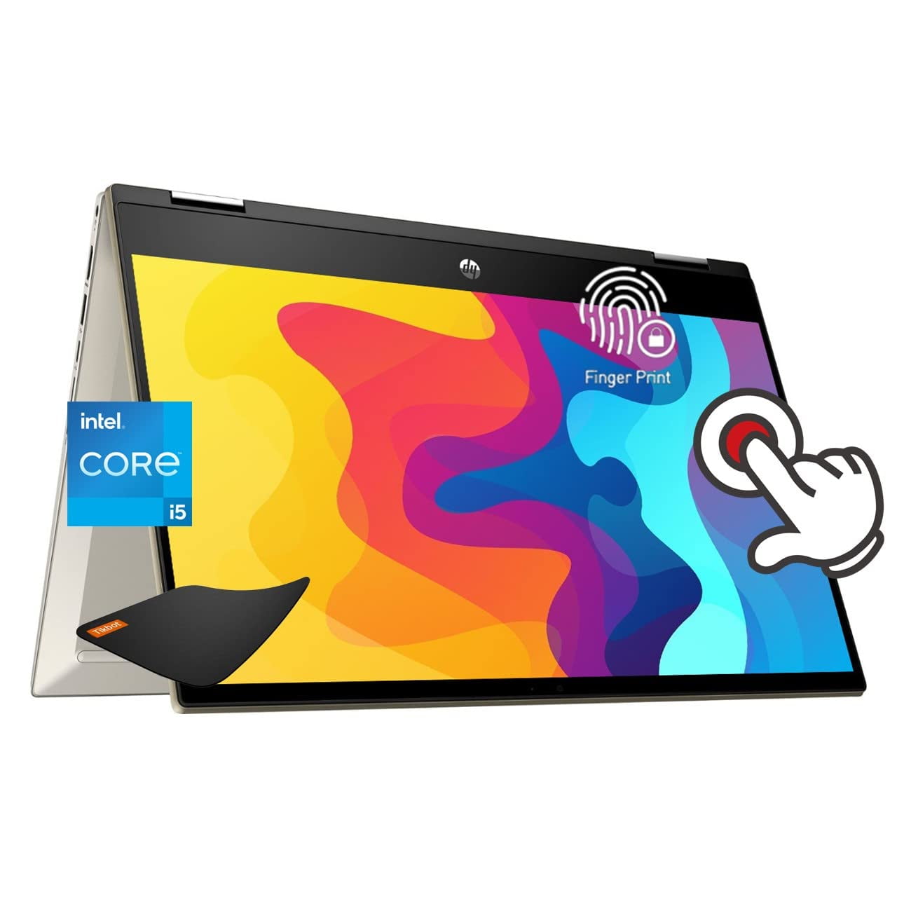 HP Pavilion x360 2-in-1 Convertible Business Laptop, 14'' FHD ...